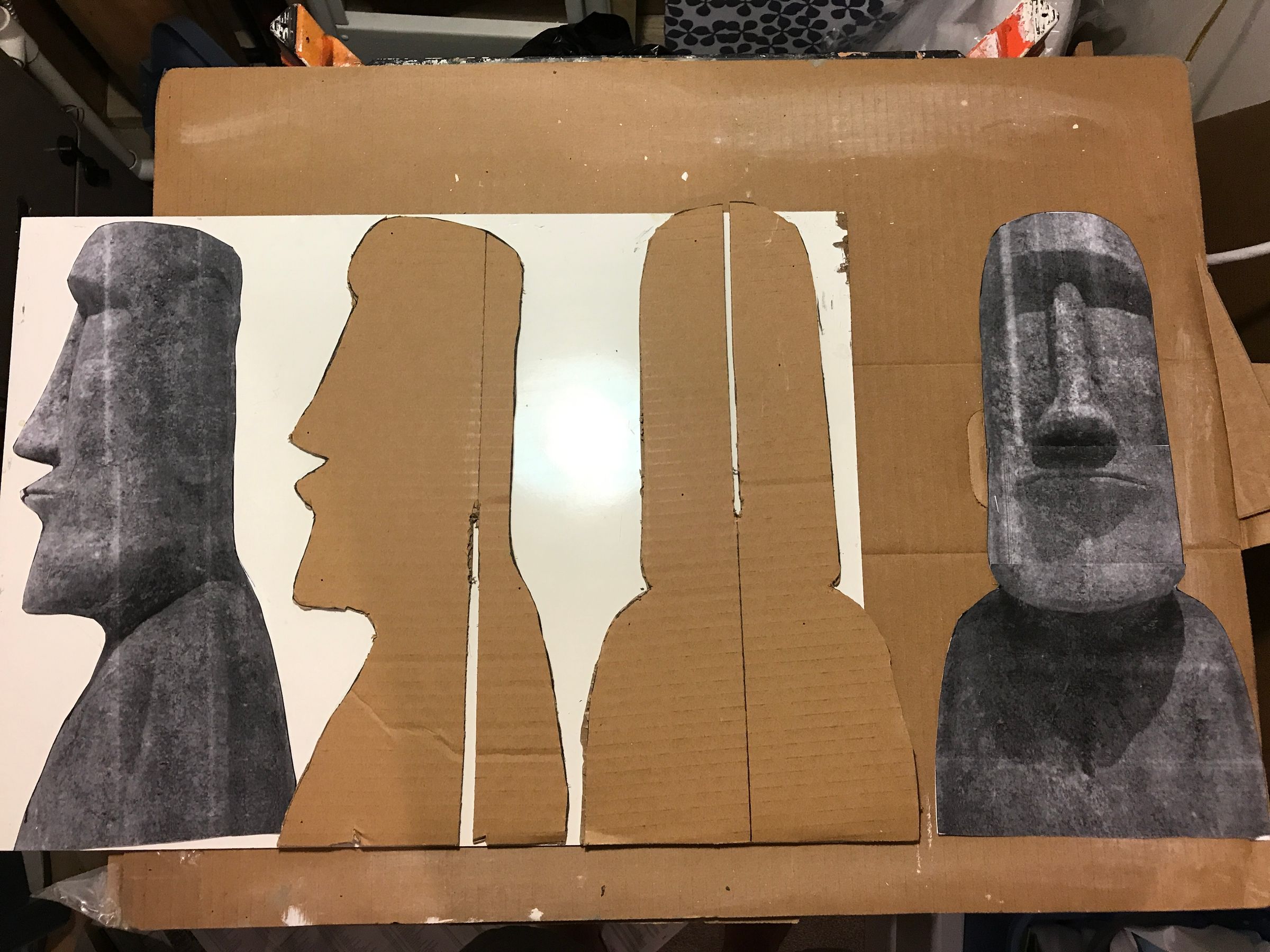 Outdoor Paper Mache Easter Island Head : 13 Steps (with Pictures ...