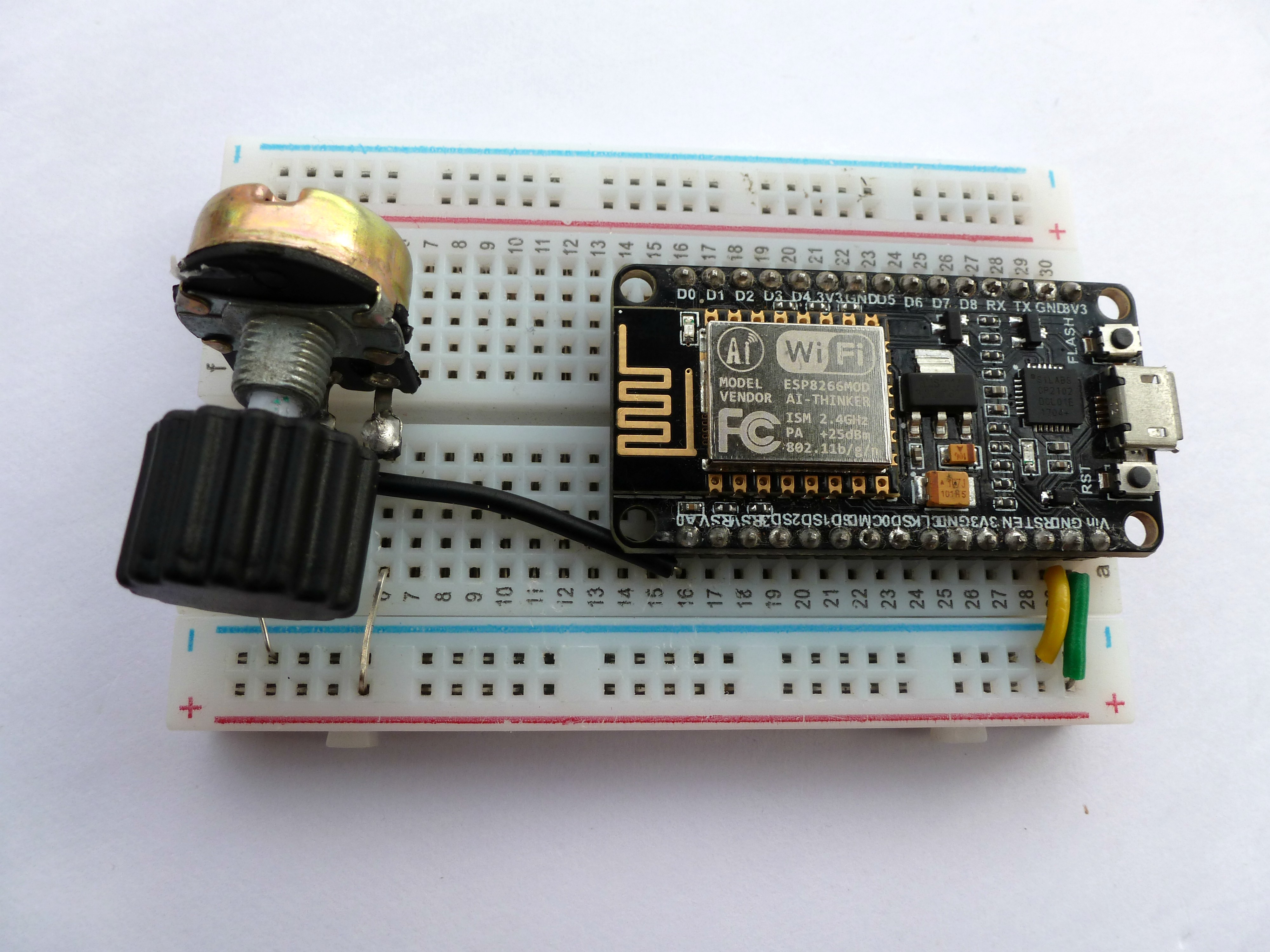 Control Servo Motor Using Potentiometer : 6 Steps (with Pictures ...