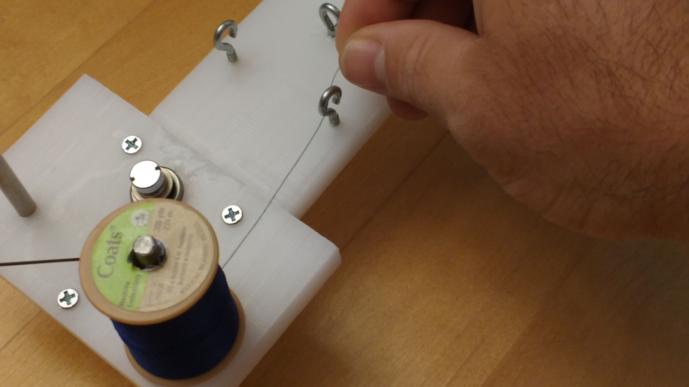 Fishing Rod Wrapping Jig Made From Crutches & HDPE Cutting Board : 8 ...