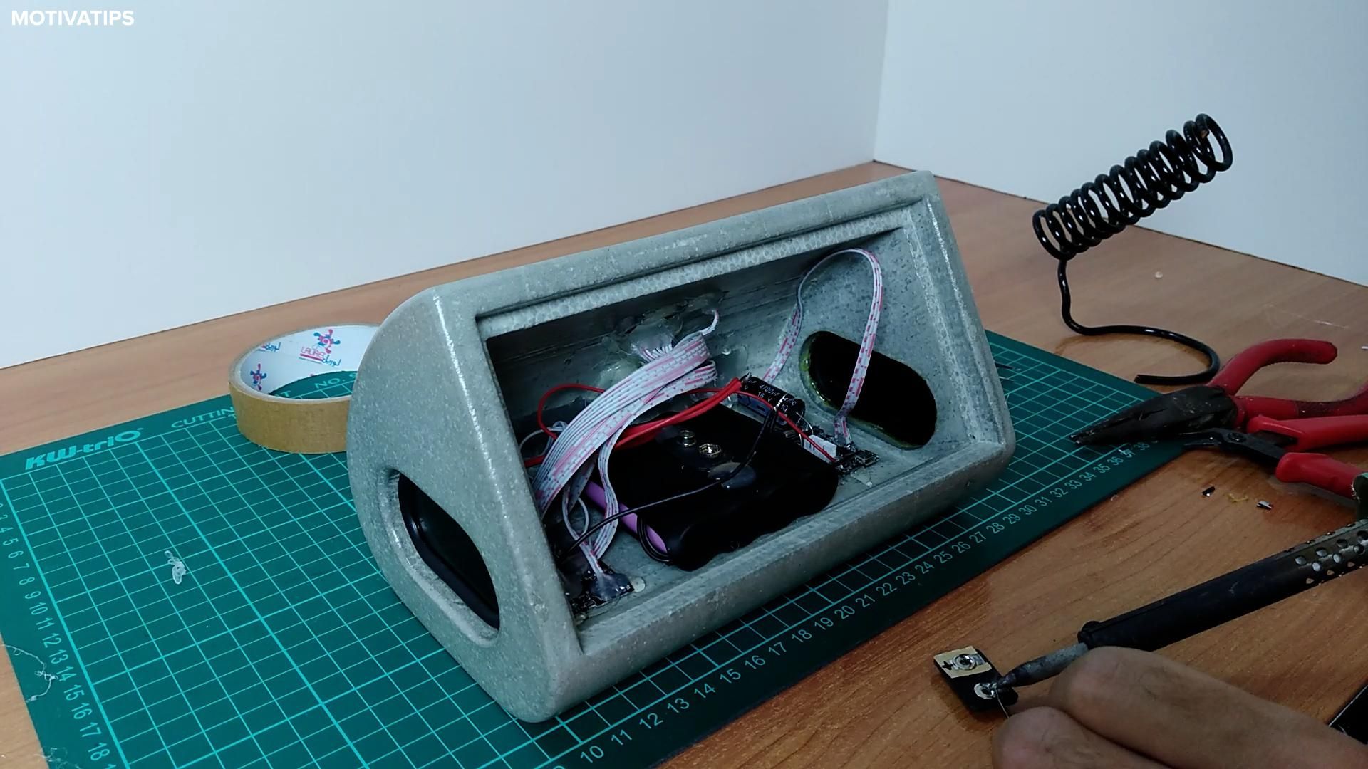 Concrete Bluetooth Stereo Speaker V2 : 5 Steps (with Pictures ...