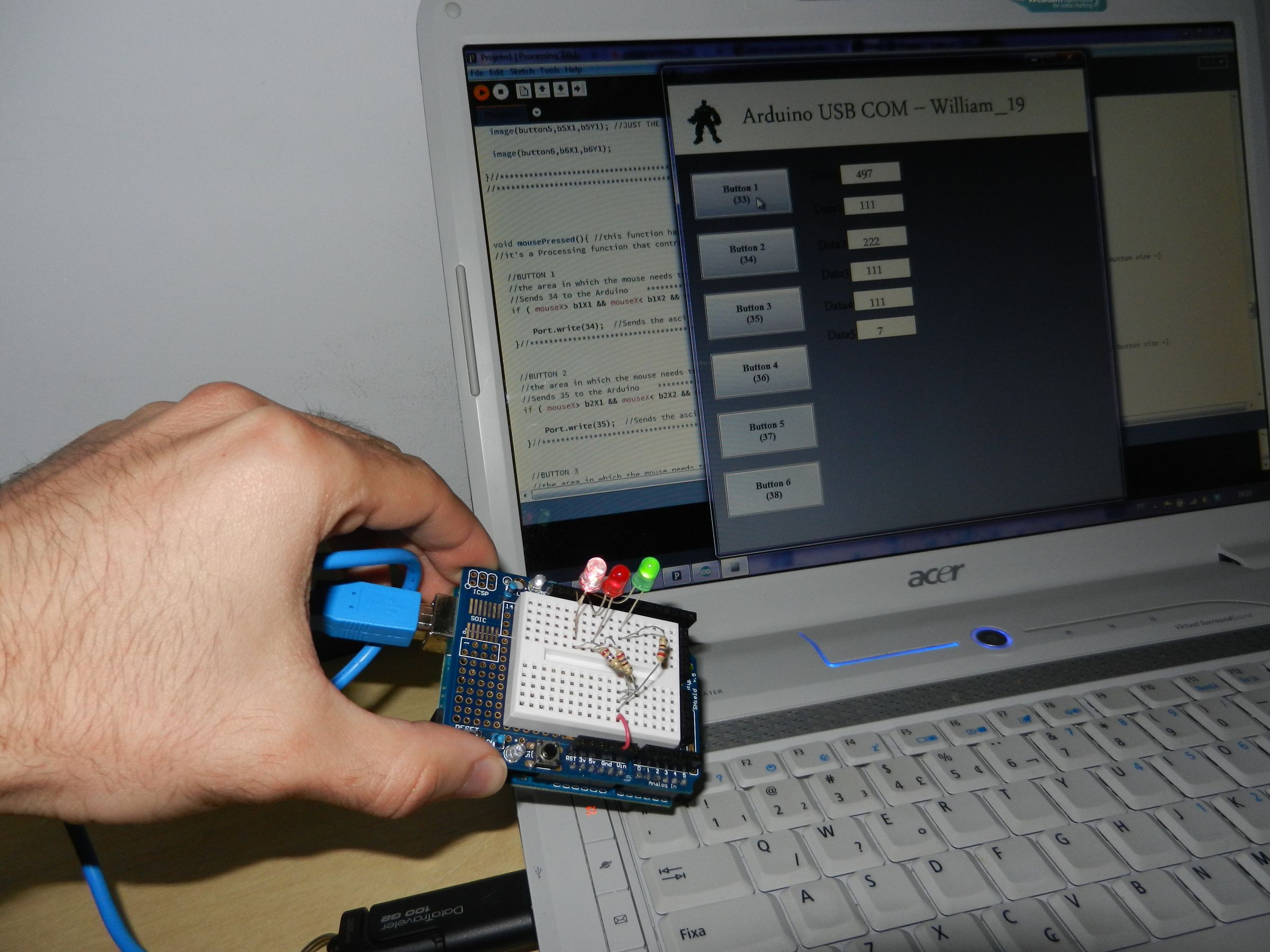 Arduino Usb Communication - Processing Program - Instructables