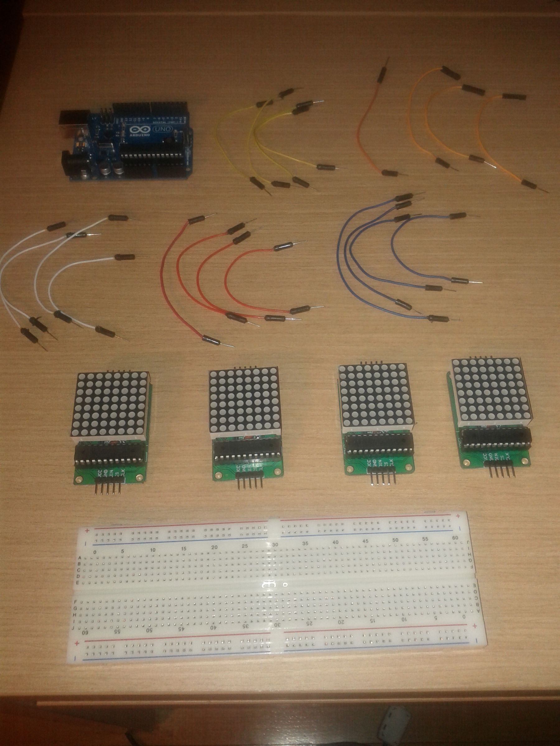 Multiple LED Matrices With Arduino : 8 Steps - Instructables