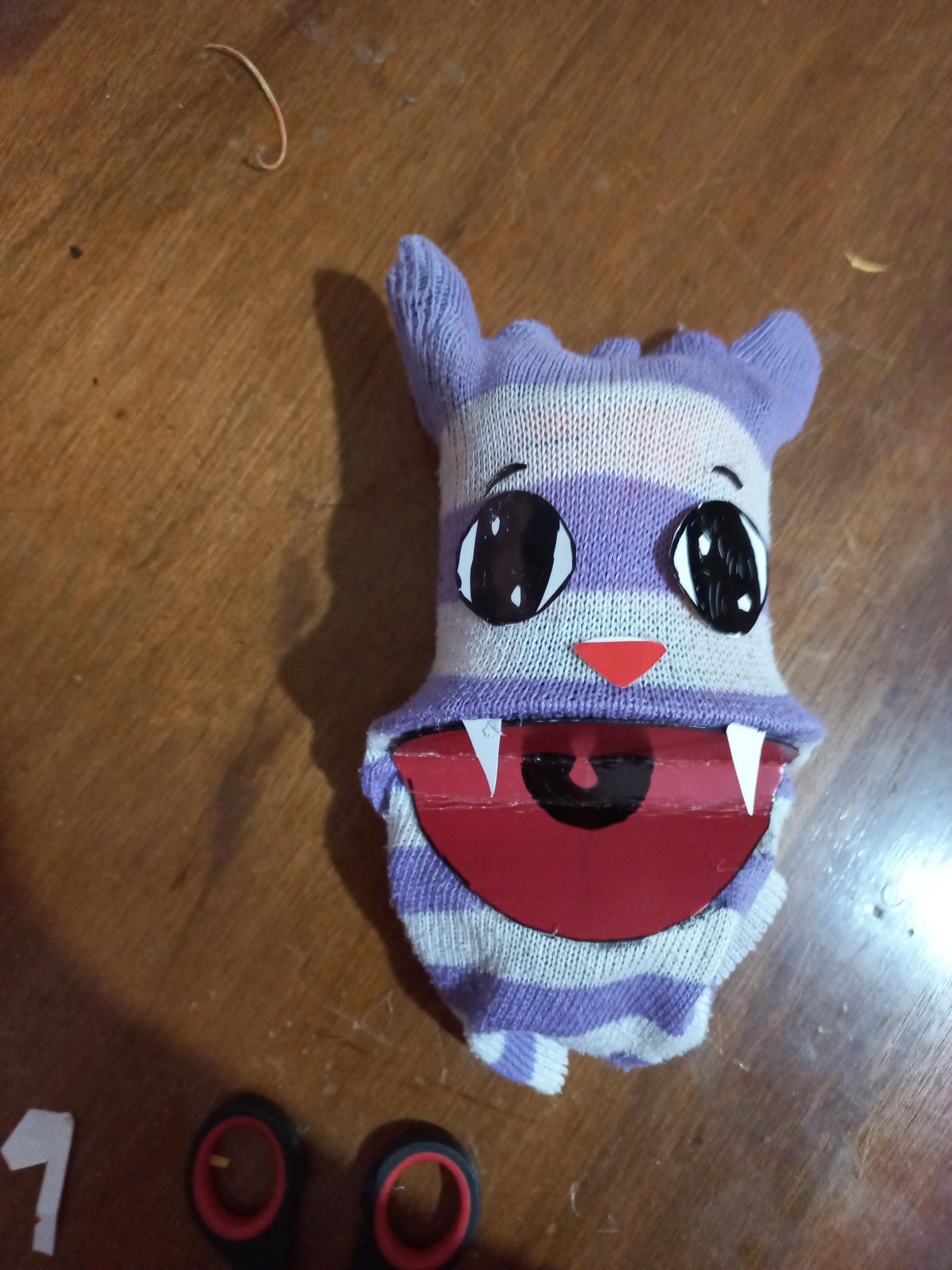 No-sew Sock Puppet With Recycled Martials : 12 Steps (with Pictures ...