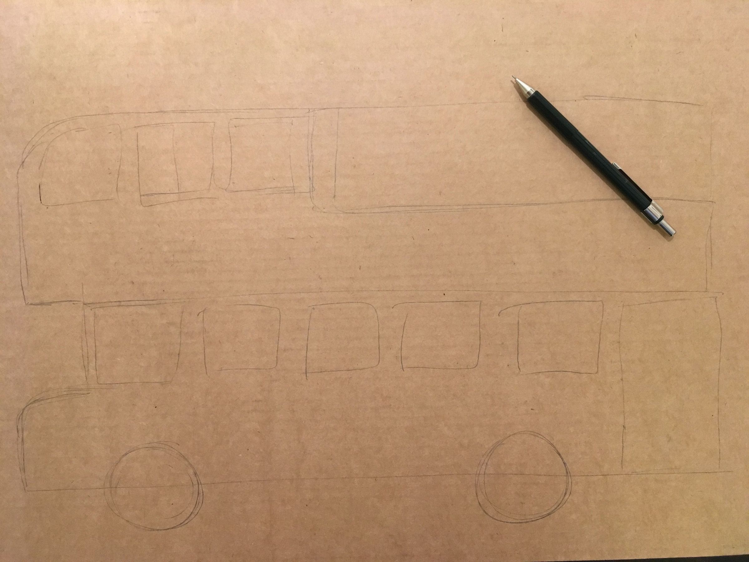 Cardboard Box Bus - for a Toy Ride : 16 Steps (with Pictures ...