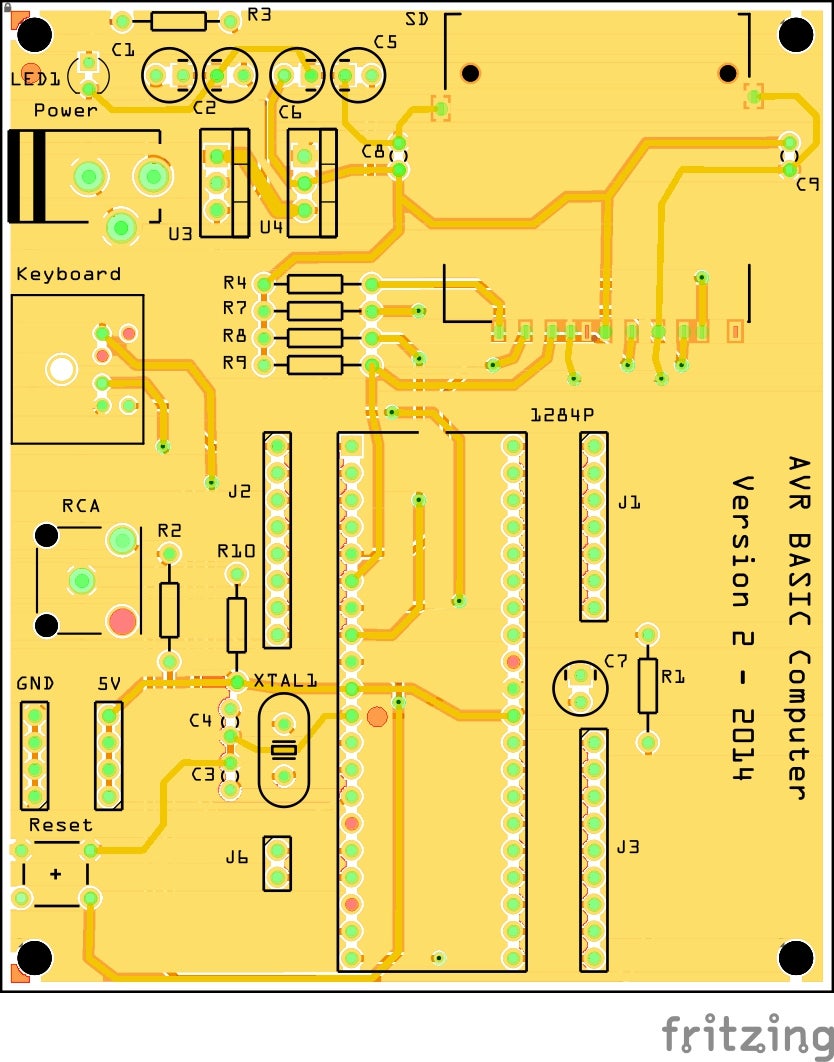 Single Chip Computer: Easy to Produce AVR BASIC Computer : 6 Steps - Instructables