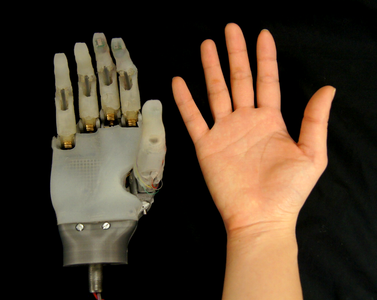 Compliant Prosthetic Hand With Sensorimotor Control and Sensory ...