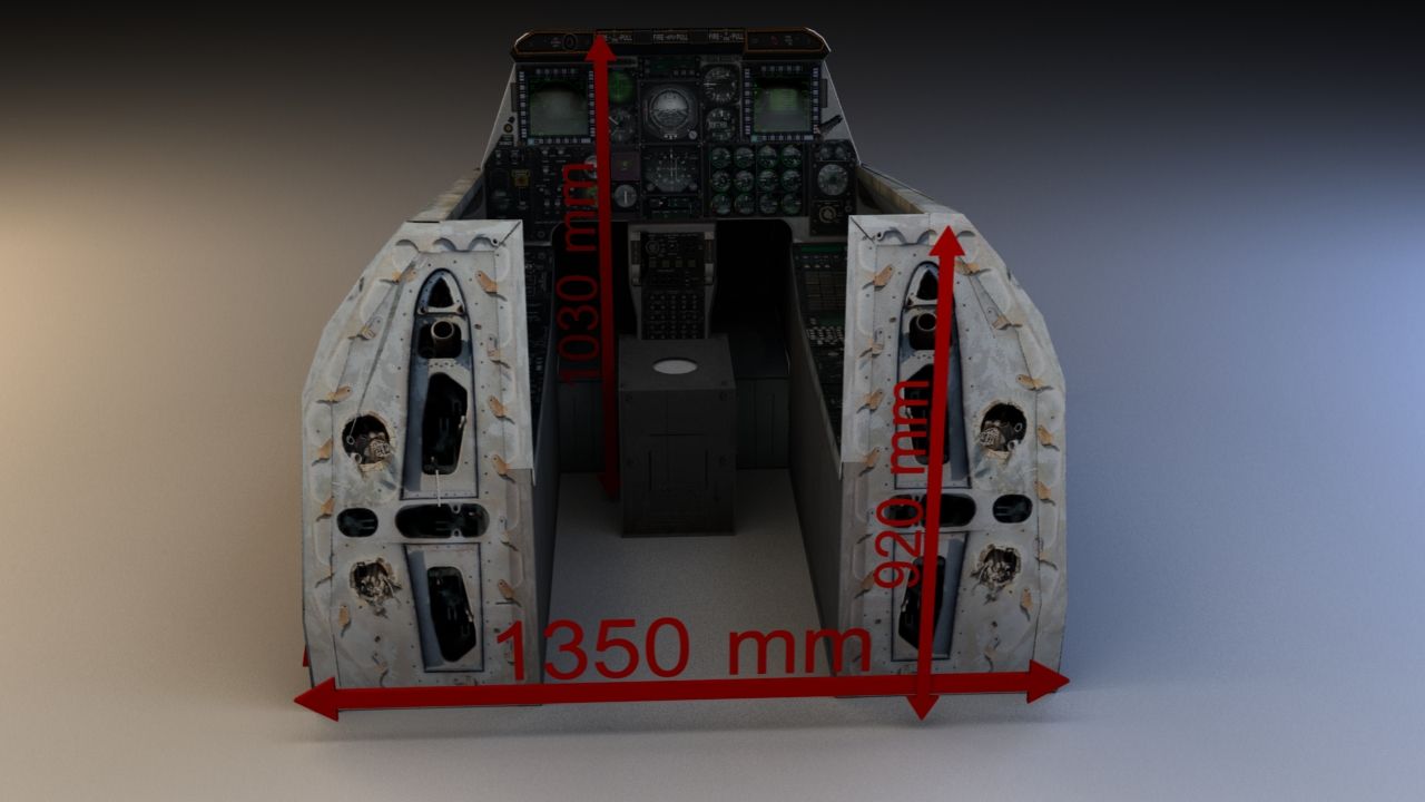 A-10 Jet Aircraft Cardboard Cockpit Replica : 5 Steps (with Pictures ...