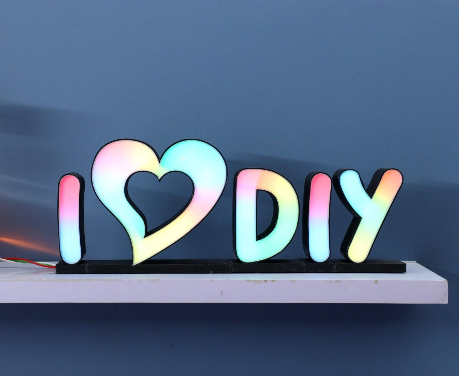 DIY 3D Printed LED Sign Board : 17 Steps (with Pictures) - Instructables