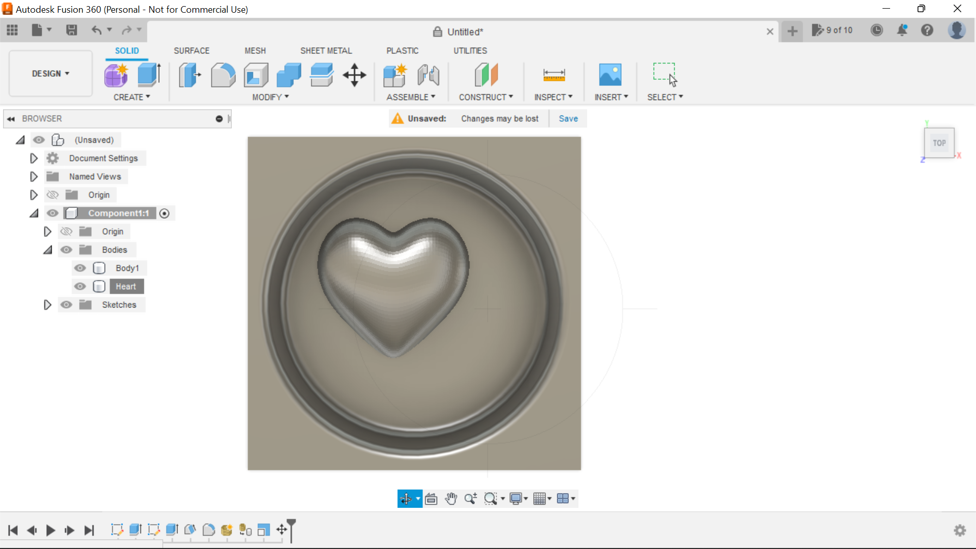 2 Hearts in Oak Flooring Off-Cut With Fusion 360 : 7 Steps (with ...