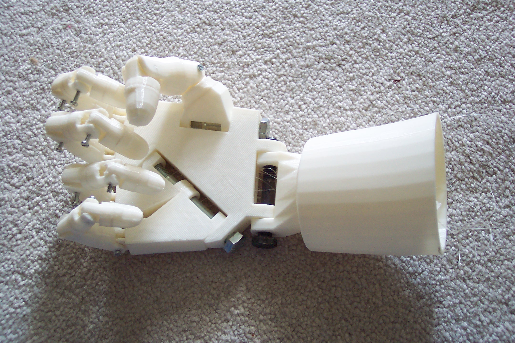 DIY Prosthetic Hand & Forearm (Voice Controlled) : 14 Steps (with ...