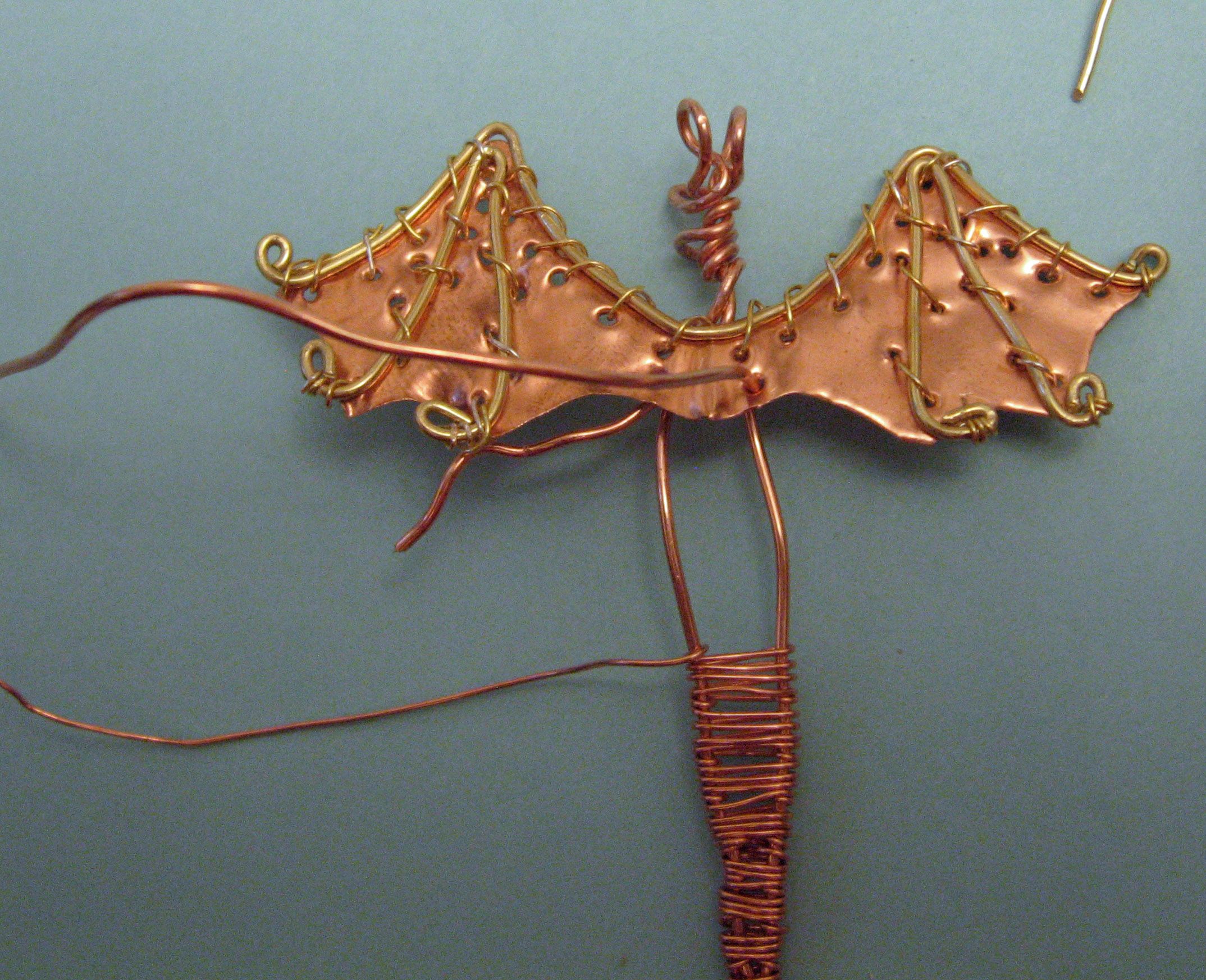 Wire-wrap Dragon Pendant With Foil Wings : 8 Steps (with Pictures ...