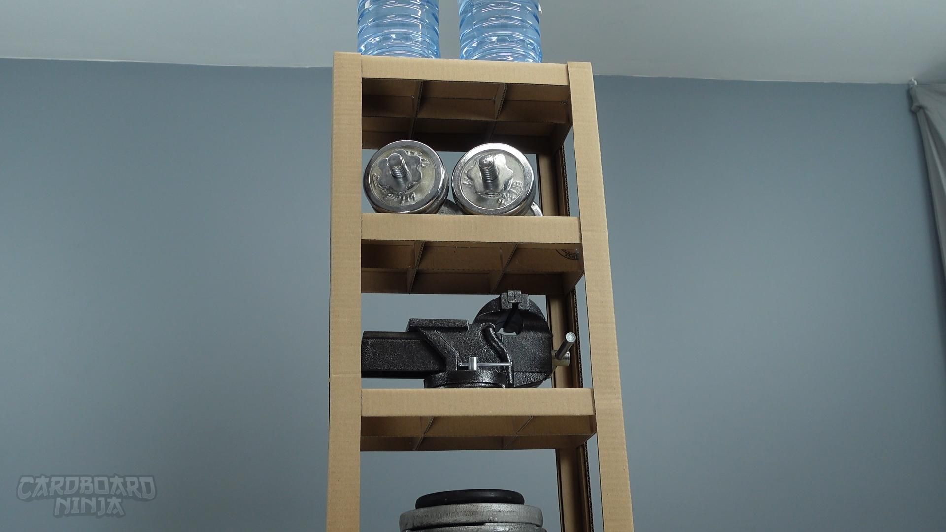 Cardboard Storage Shelf From Single Box : 10 Steps (with Pictures ...