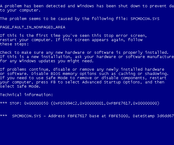 Fake Blue Screen of Death : 3 Steps - Instructables