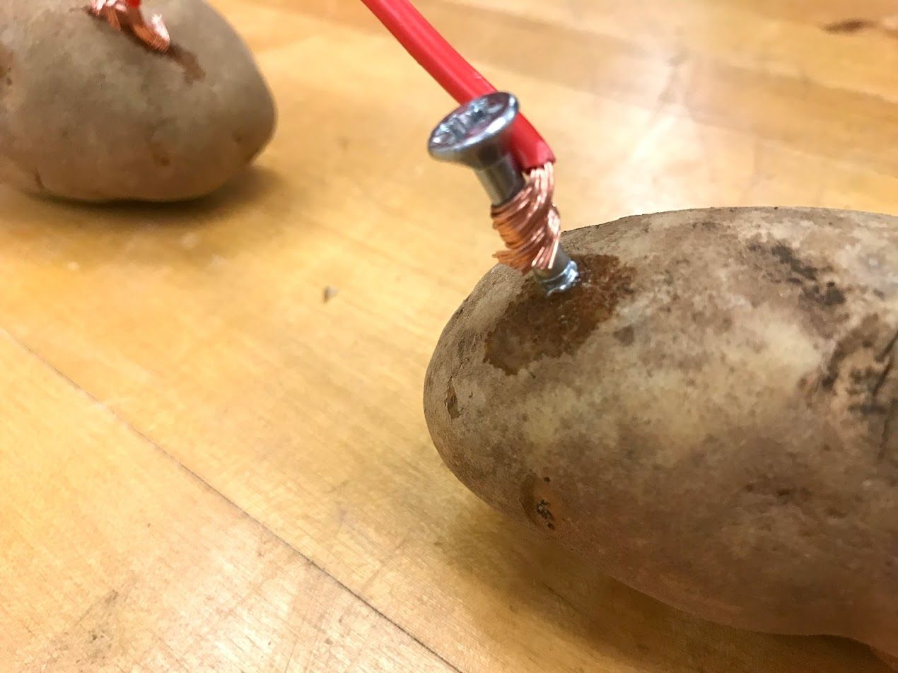 Potato Battery: Understanding Chemical and Electrical Energy : 13 Steps ...