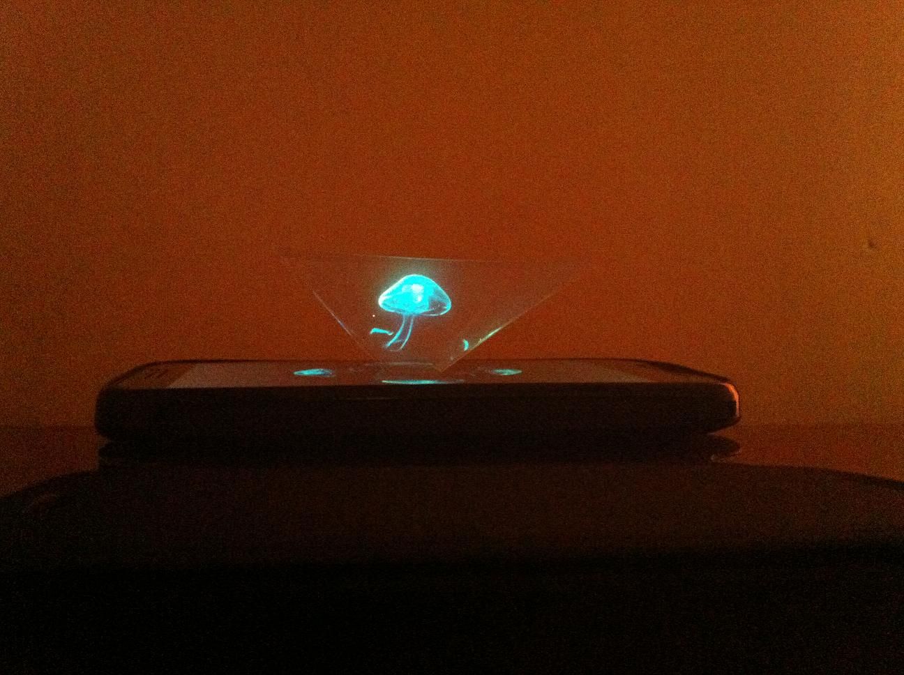 Amazing 3D Projection Pyramid in 10 Min From Clear Plastic Sheet ! : 3 ...
