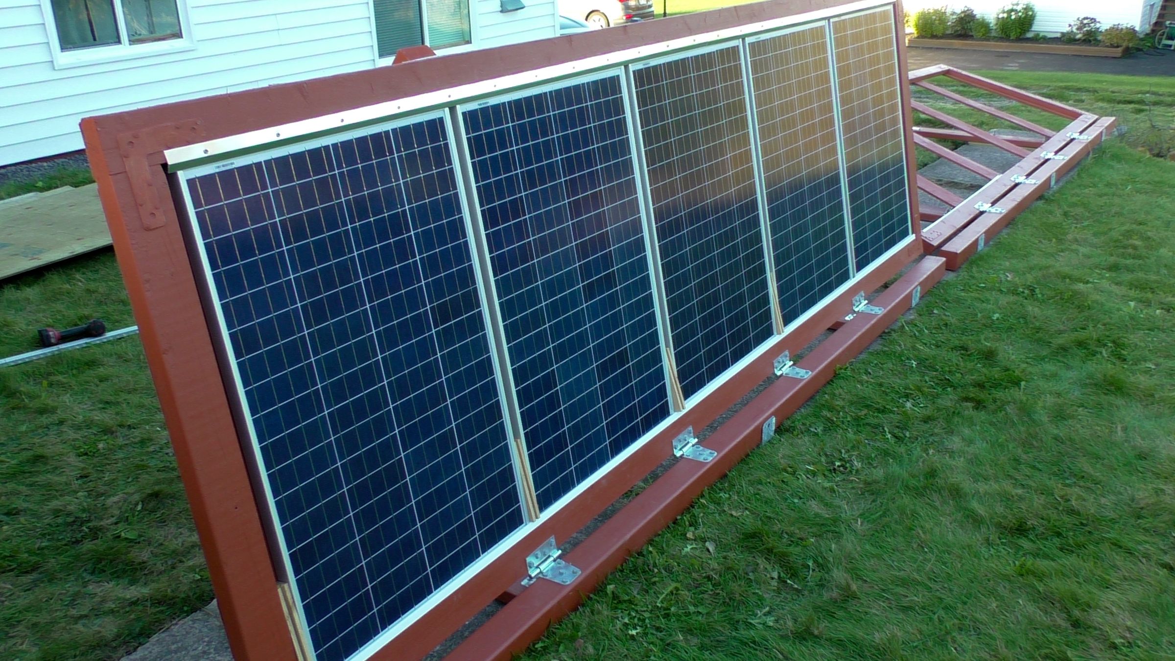 Ground Mounted Solar Panels With Adjustable Angles : 7 Steps (with ...