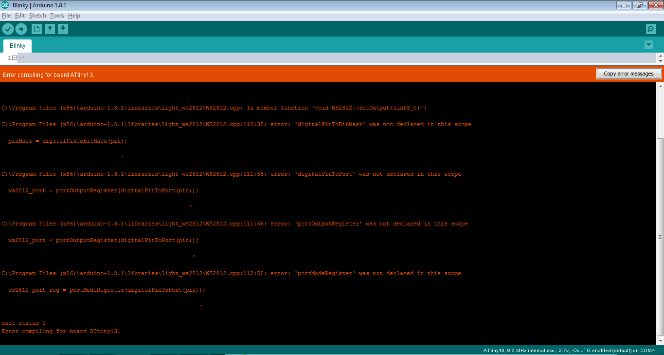 Installing Attiny13 Core Files - Instructables
