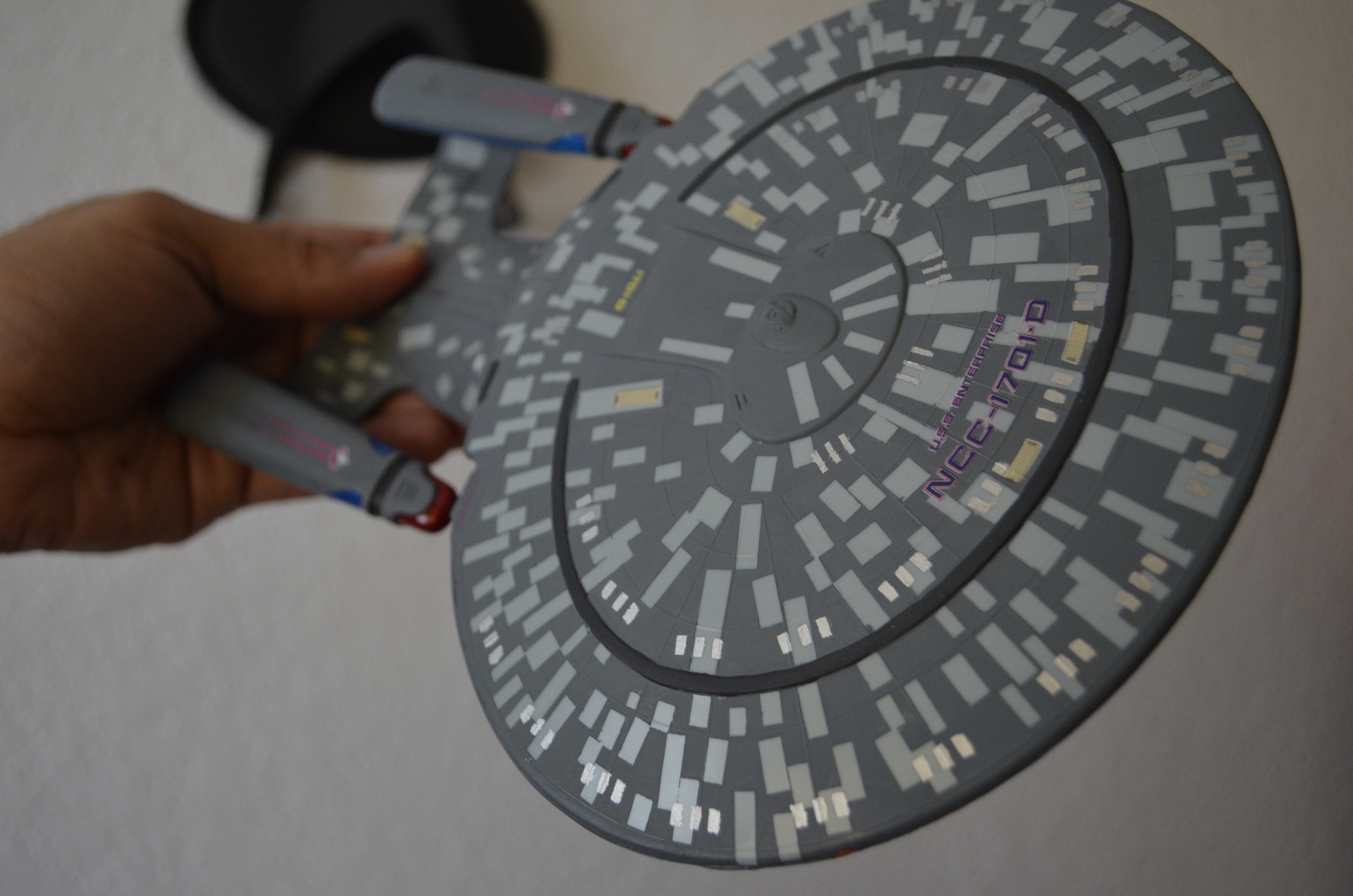 Custom Painting a Starship Model, Aztec-Style-Masking : 4 Steps ...