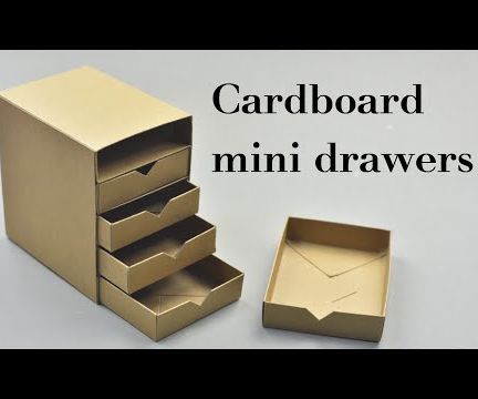 Paper Mini Drawers DIY - Instructables