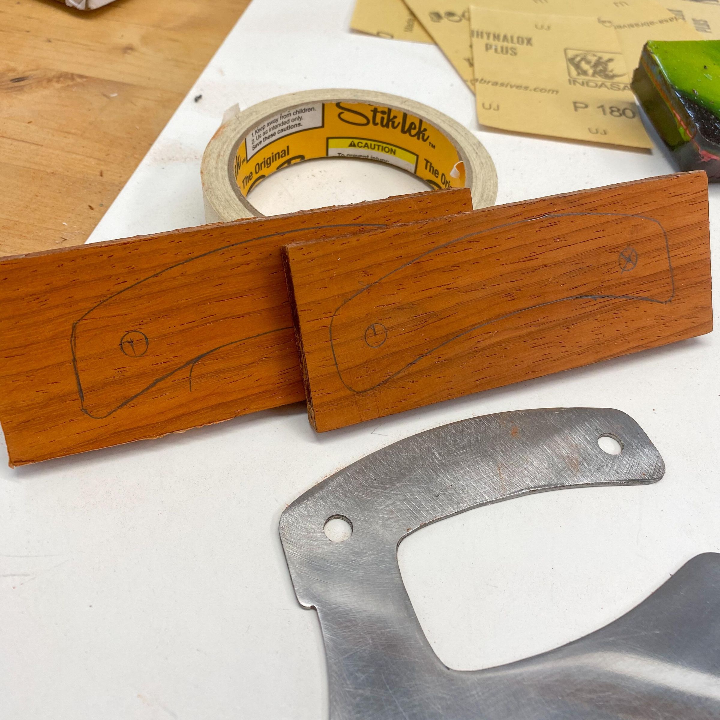 How to Make a Ulu Knife From a Old Saw Blade Plus a Bonus Cutting Board ...
