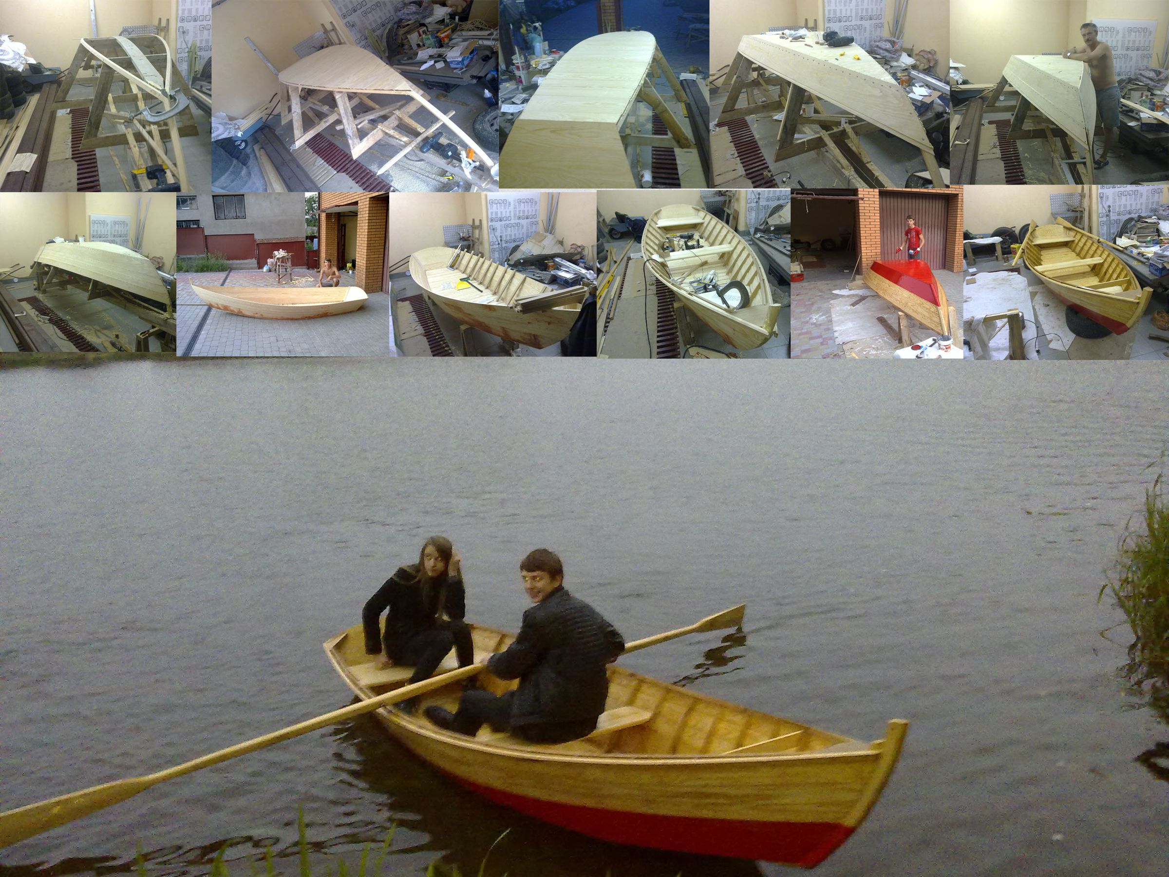 Construction Folding Boats From Polypropylene Sheet : 8 Steps ...