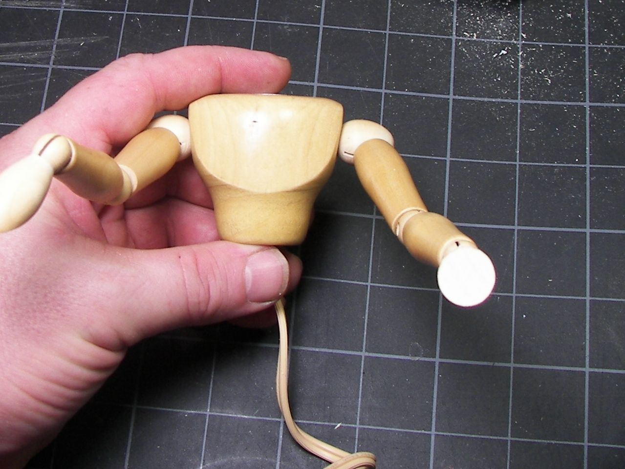 Wood Manikin Figure Lamp With IPad - a DIY Tutorial : 10 Steps (with ...