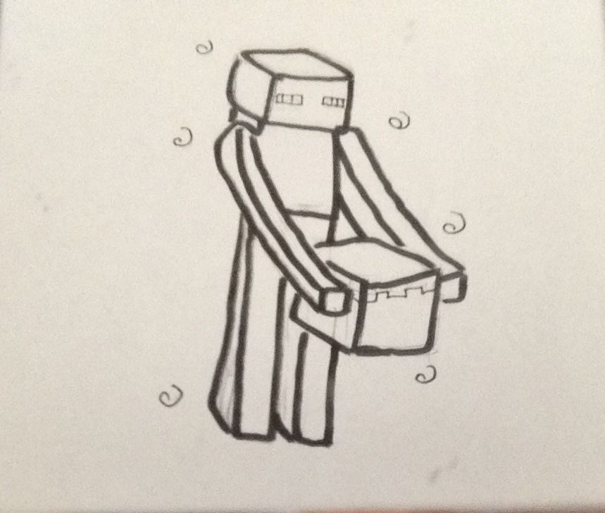 How to Draw an Enderman : 5 Steps - Instructables