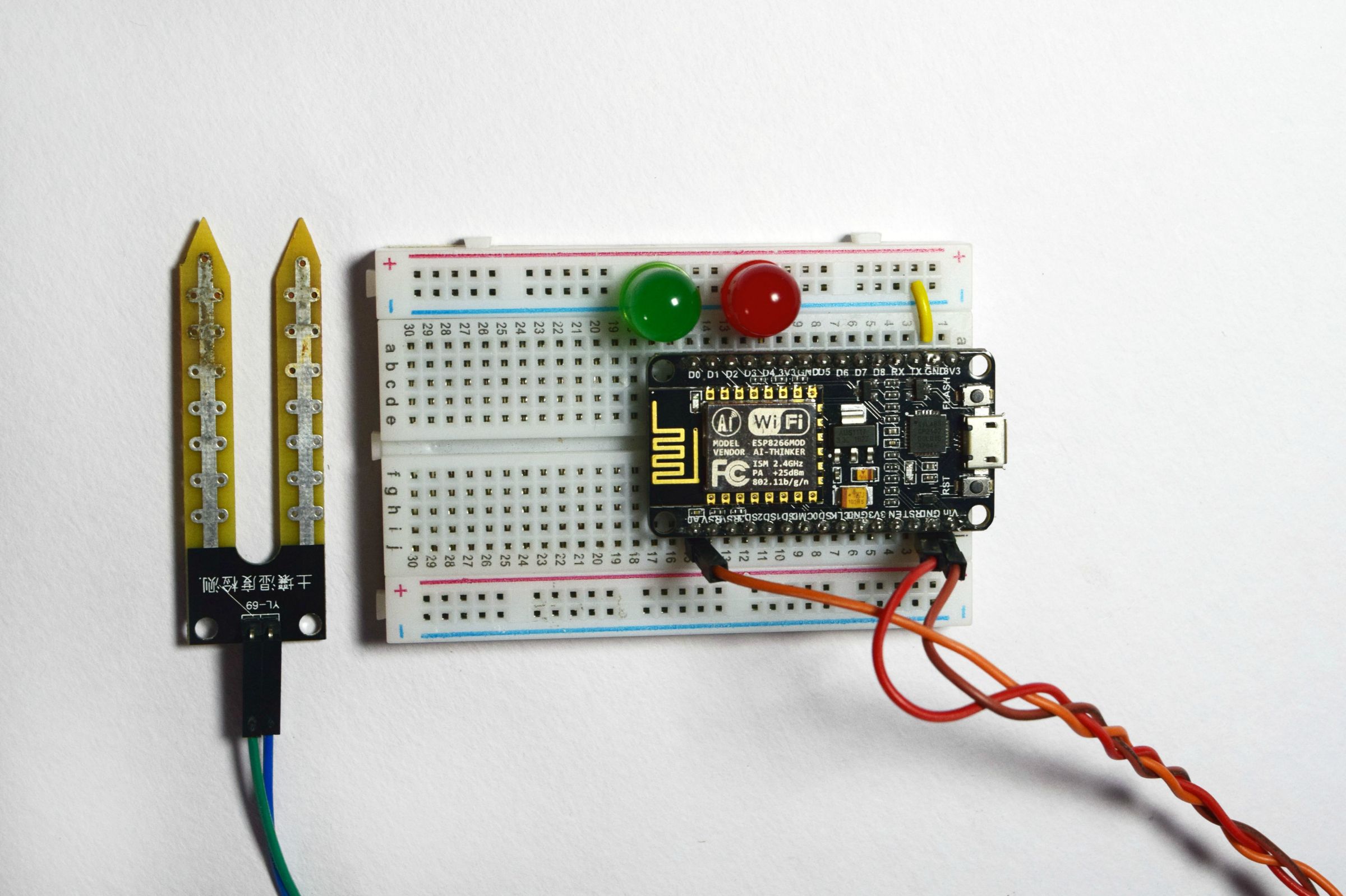 Interface Moisture Sensor With NodeMCU : 7 Steps (with Pictures ...
