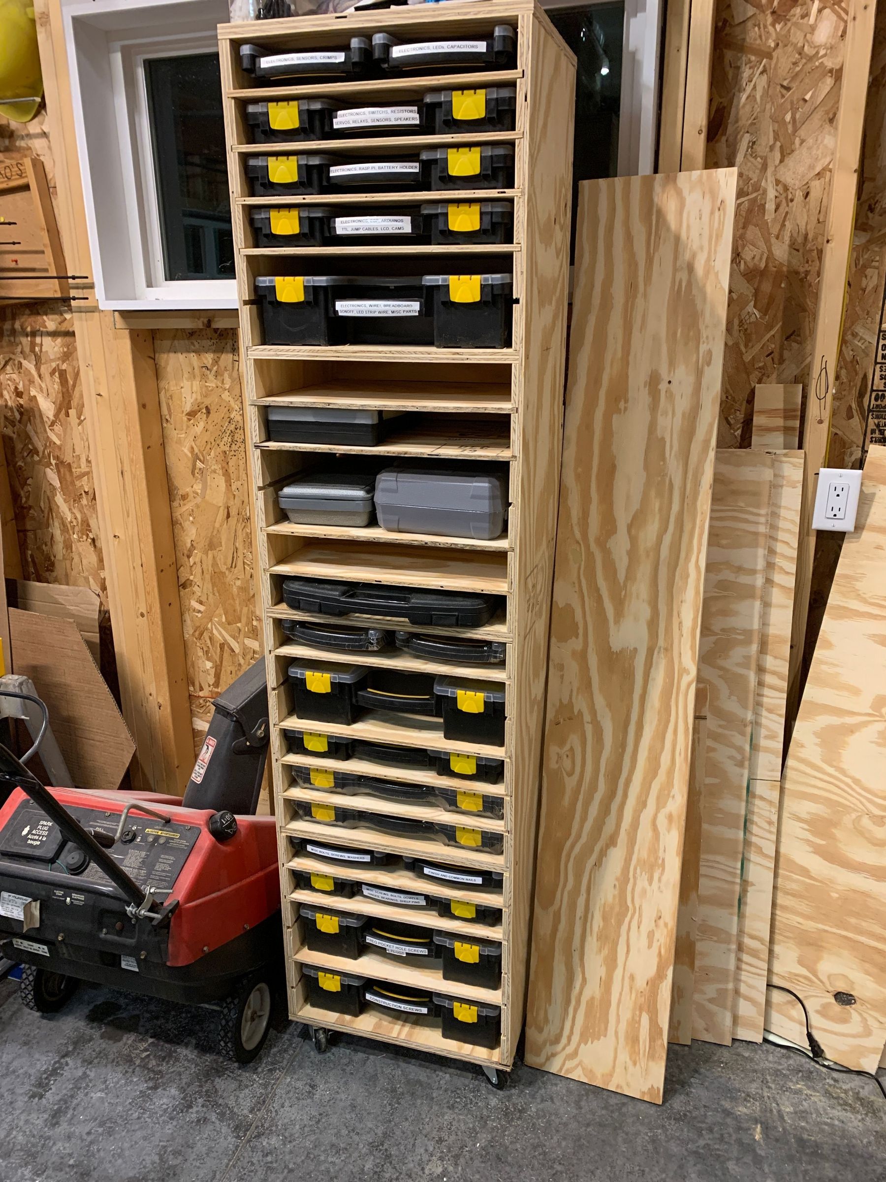 Adjustable Shelving for Part Bin Organizers : 8 Steps (with Pictures ...