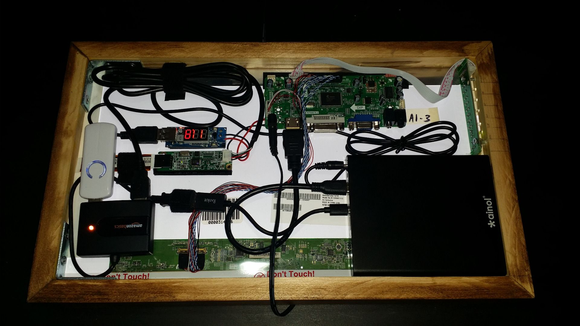 Touchscreen Wall Mounted Family Sync & Home Control Panel : 7 Steps ...