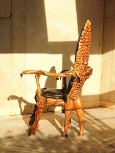 Freaky Gargoyle Chair Built From All-reclaimed Wood and Leather : 14 ...