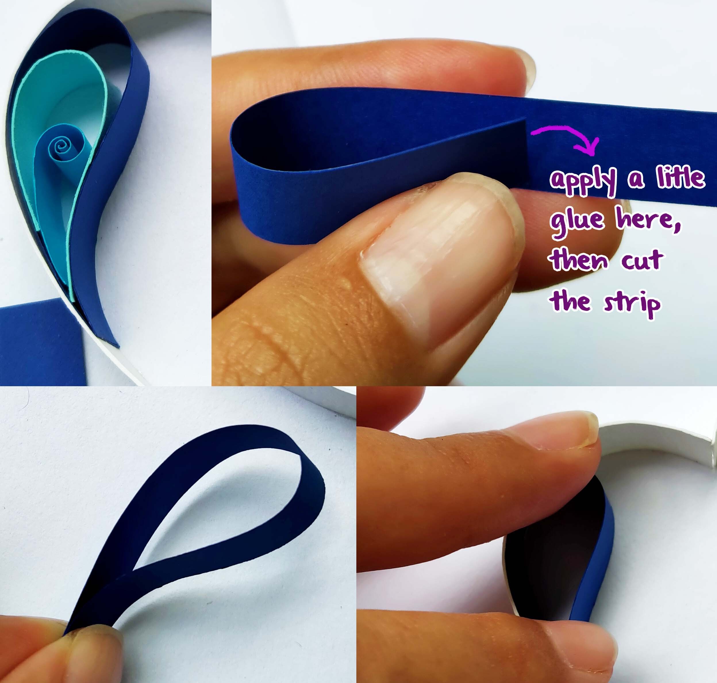 Colorful Paper Quilling Monogram G for Graduation : 4 Steps (with ...