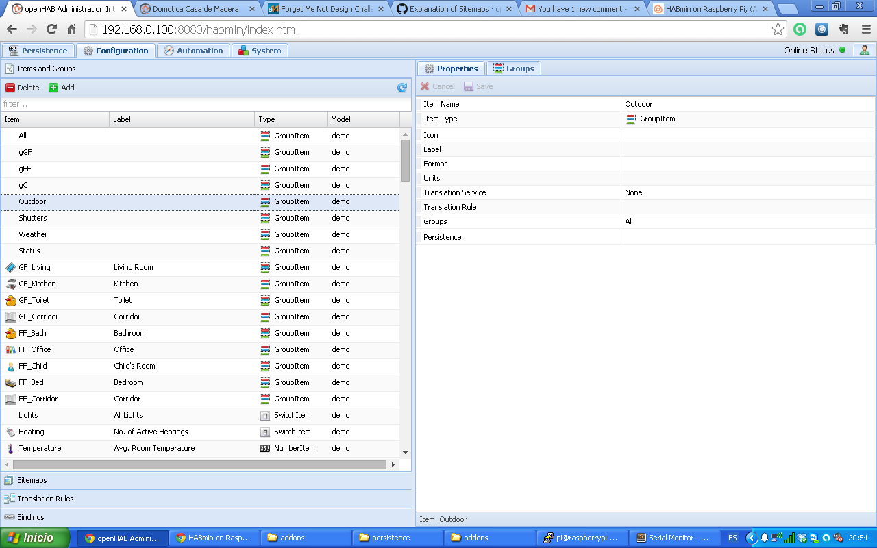 HABmin on Raspberry Pi, (An OpenHAB Admin Console) : 5 Steps ...