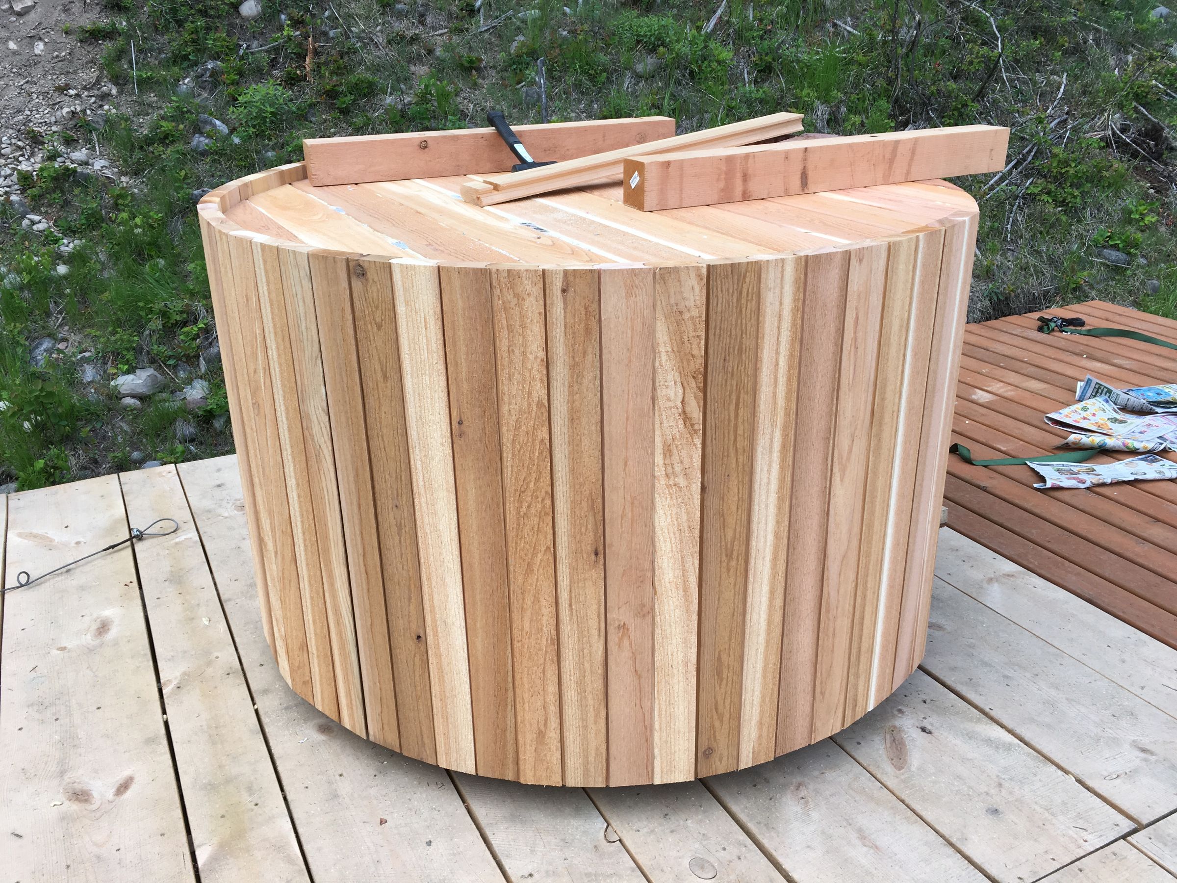 DIY Wood Fired Cedar Hot Tub : 9 Steps (with Pictures) - Instructables