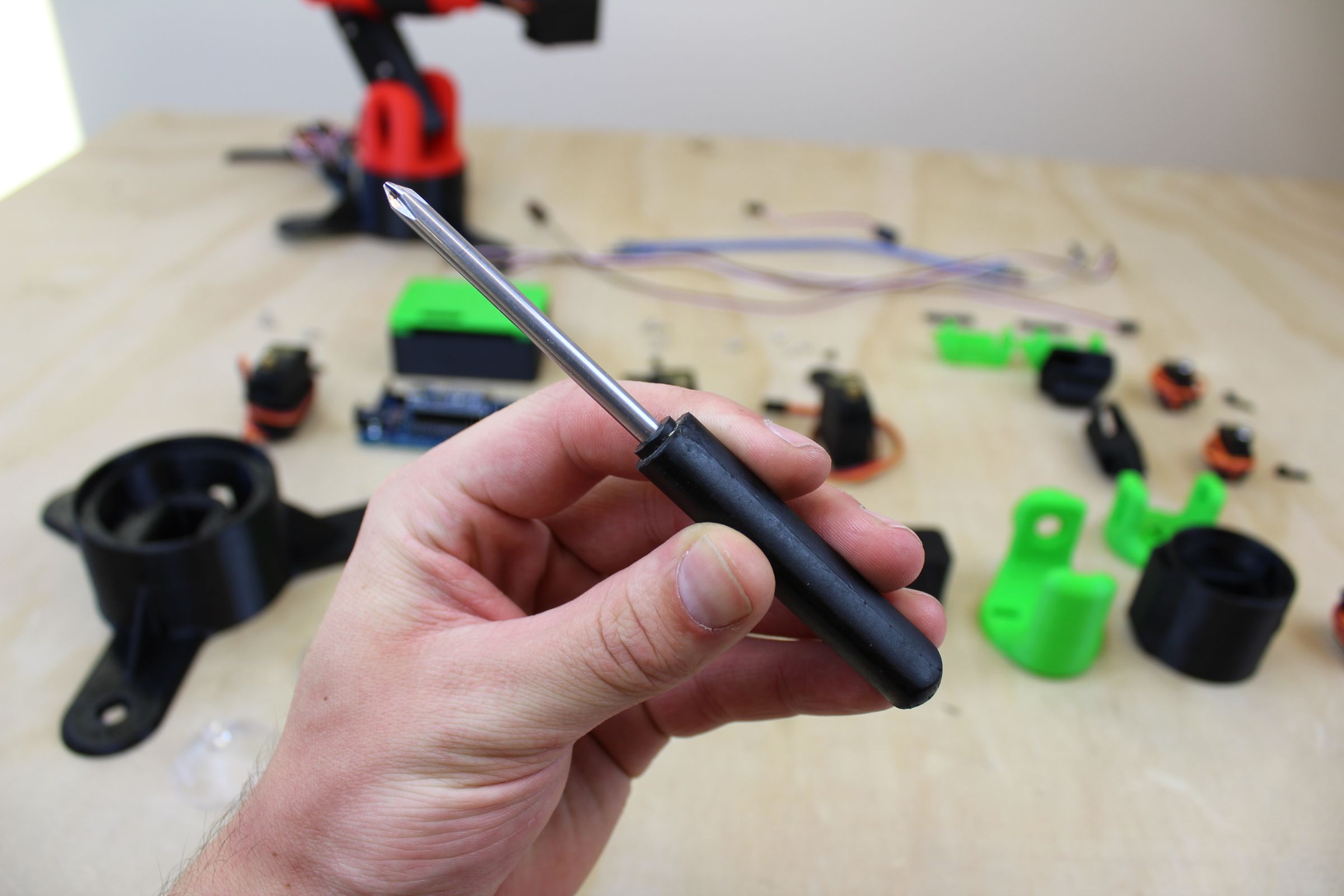 LittleArm Big: a Large 3D Printed Arduino Robot Arm : 19 Steps (with ...