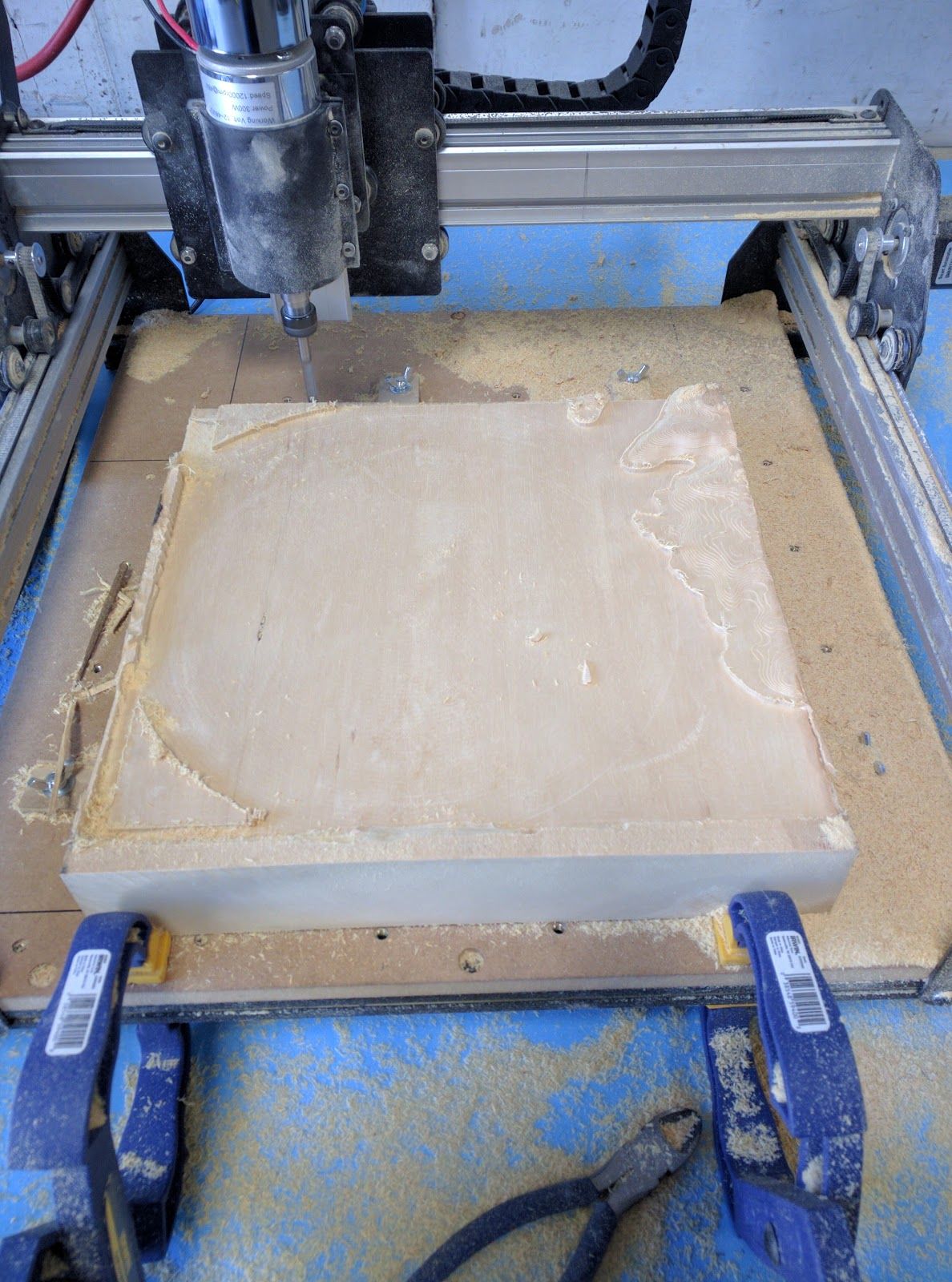 3D Topo Map Generation to CNC [x-carve, Shapeoko 2] : 6 Steps ...