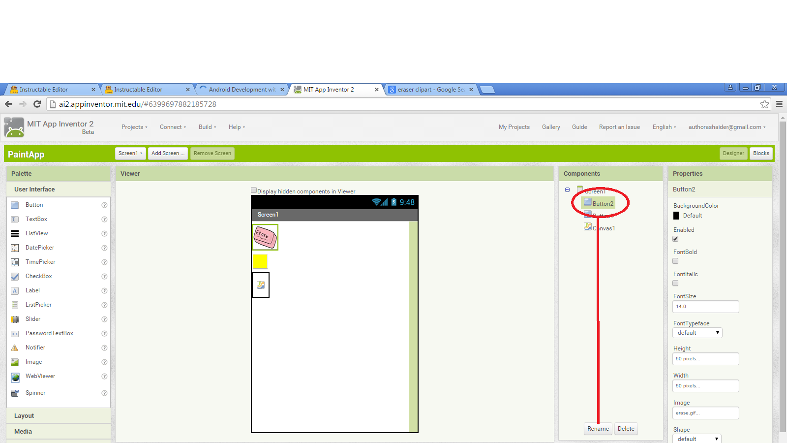 Android Development With App Inventor Erasing Tutorial - Instructables