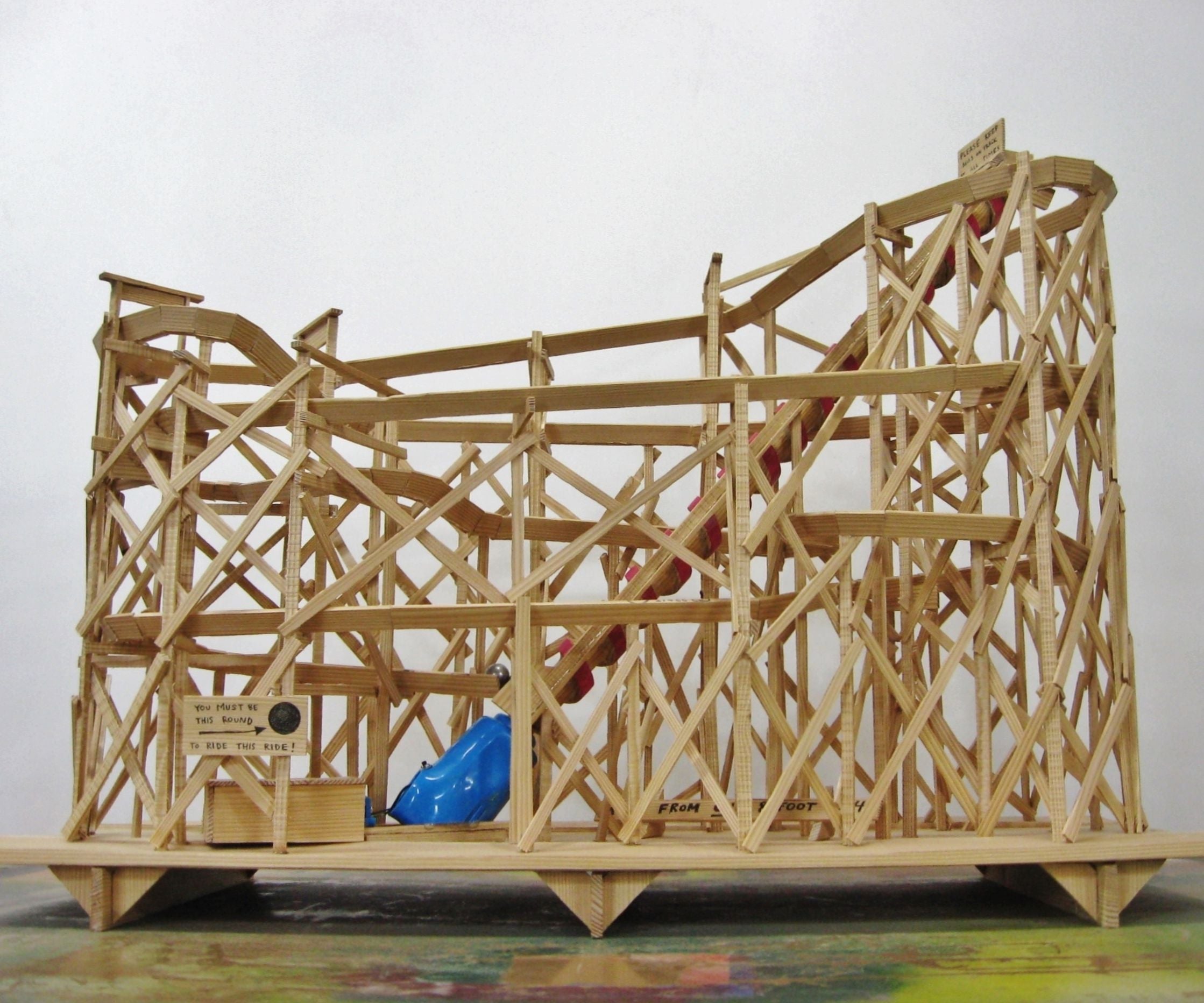 Wooden Marble Coaster From A Single 2x4 22 Steps with Pictures Wooden Marble Coaster From A Single 2x4 22 Steps with Pictures