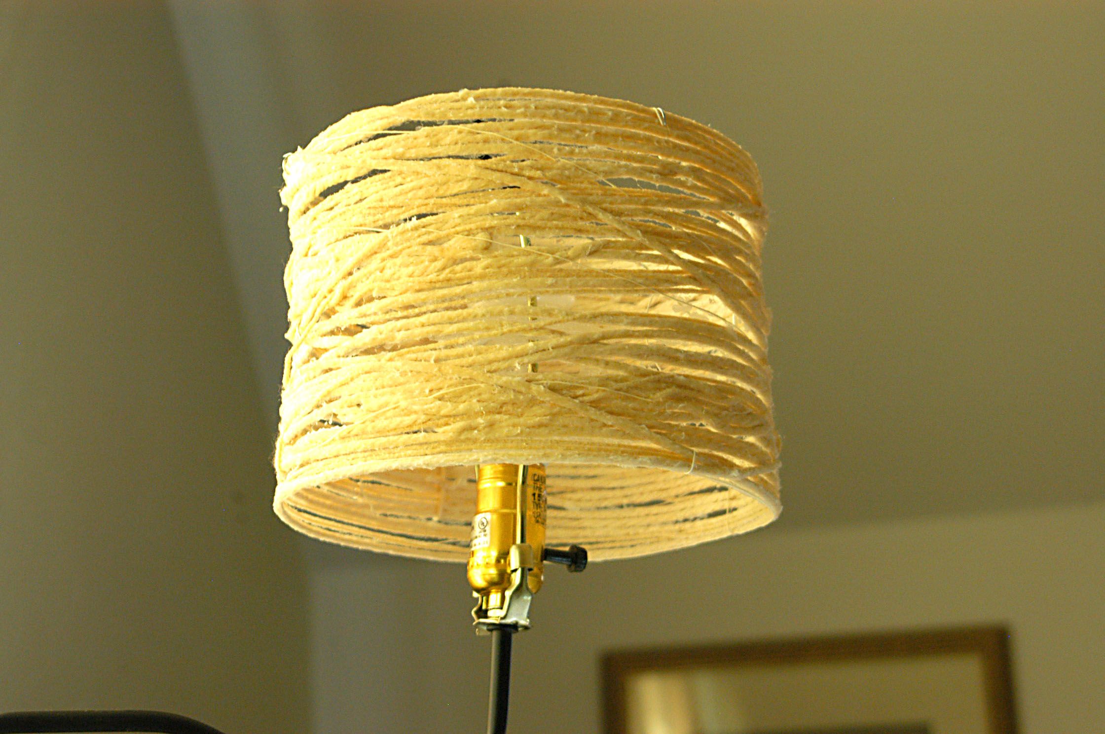 DIY Rustic Lampshade Made of Yarn (with Pictures) - Instructables