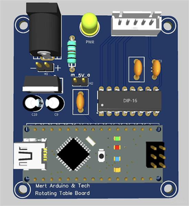 3D Printed Arduino Rotating Table With 28BYJ-48 Stepper : 6 Steps (with ...