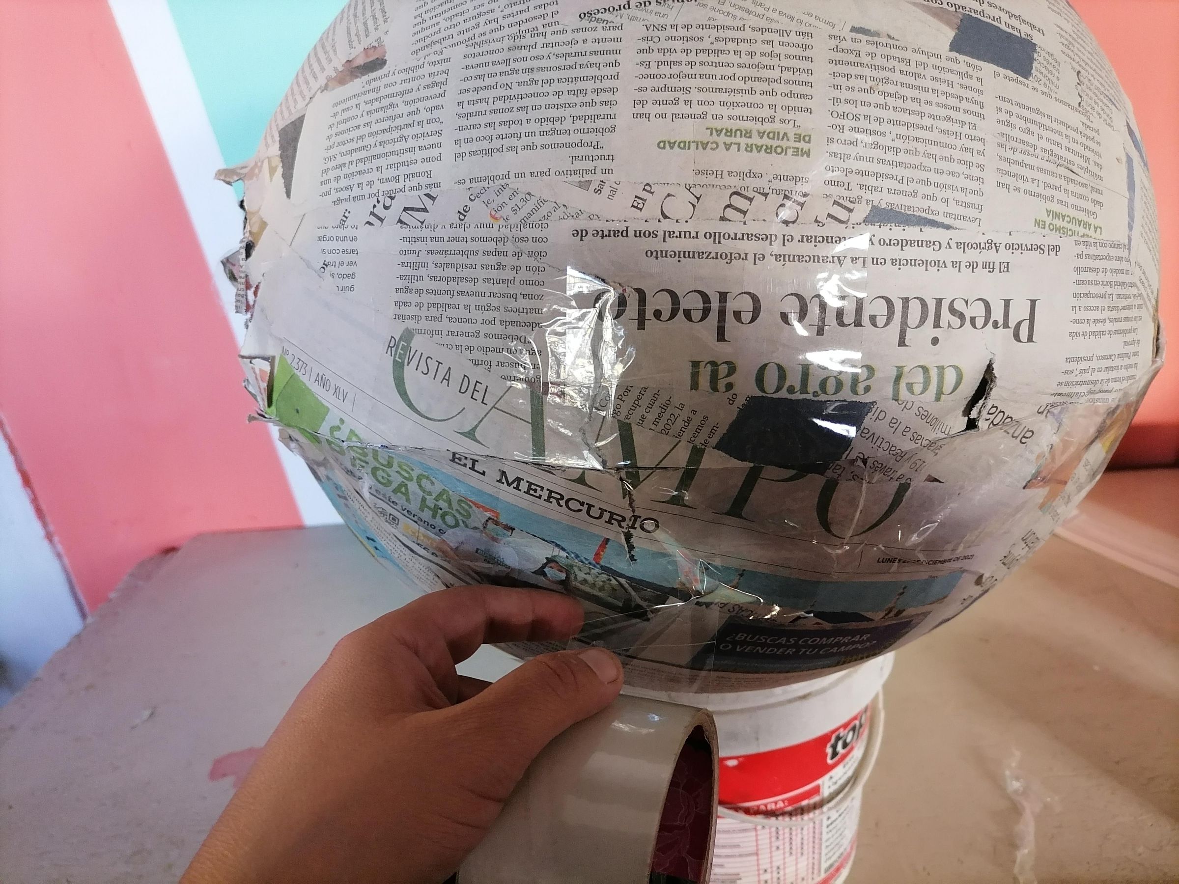 Paper Maché Death Star : 7 Steps (with Pictures) - Instructables