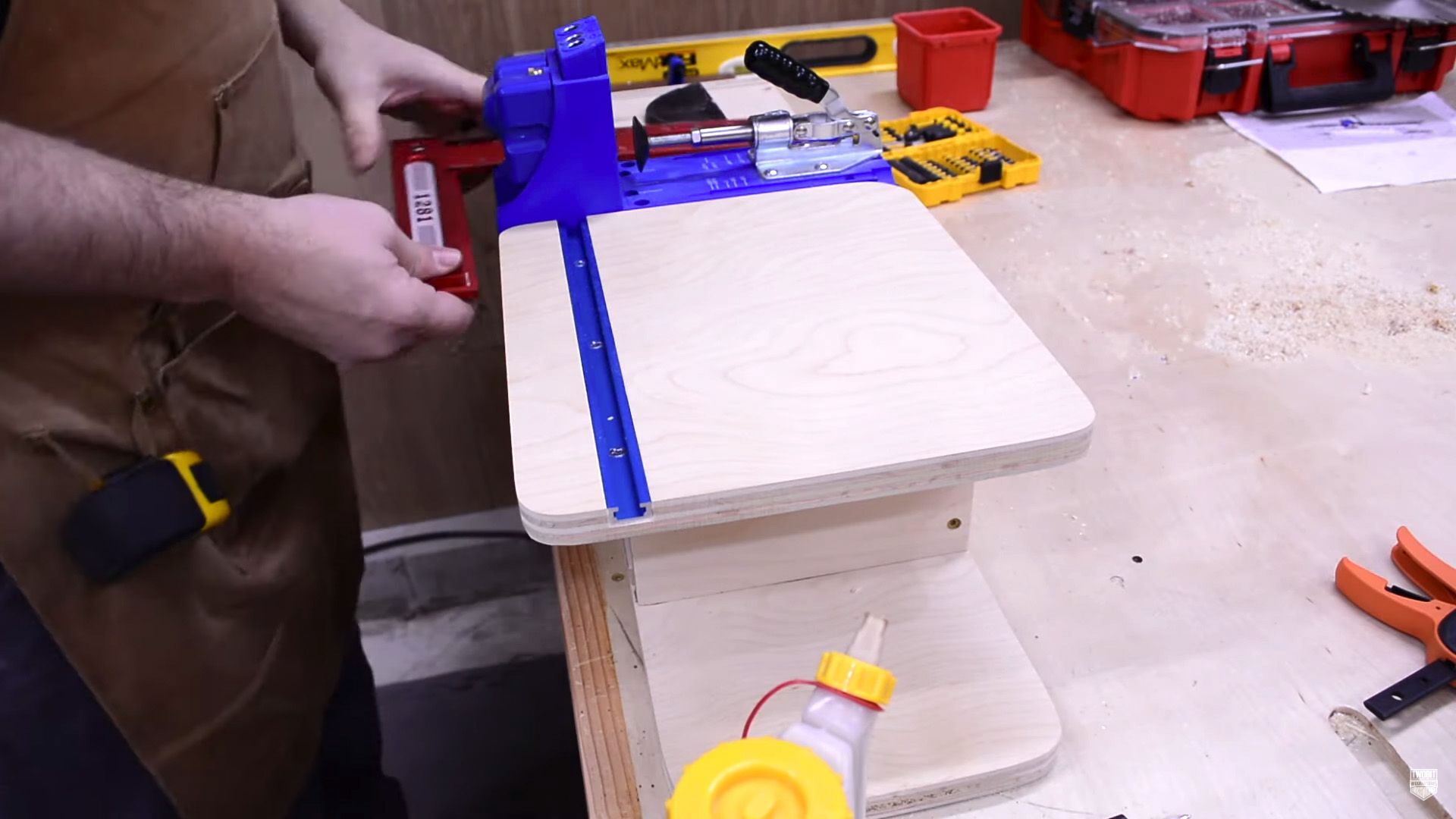 How to Build a Pocket Hole Workstation | DIY Woodworking Shop Project ...