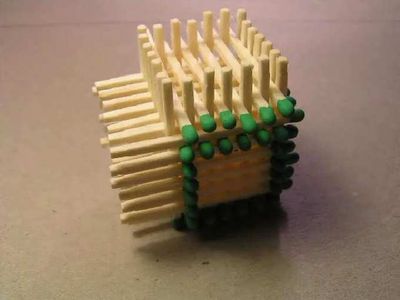 Matchsticks Cube (no Glue) : 8 Steps (with Pictures) - Instructables