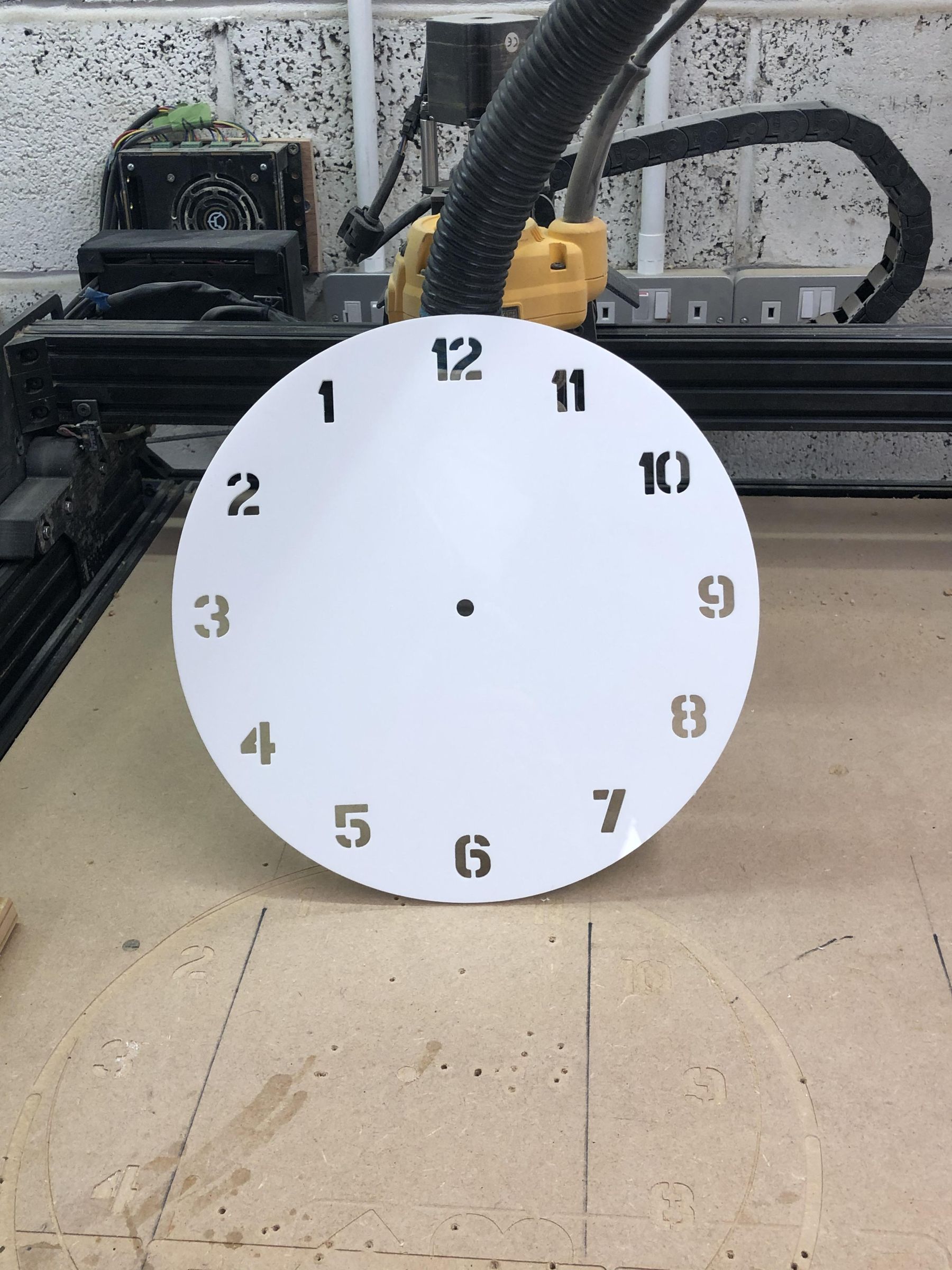 MDF and Acrylic Reverse Clock : 6 Steps (with Pictures) - Instructables