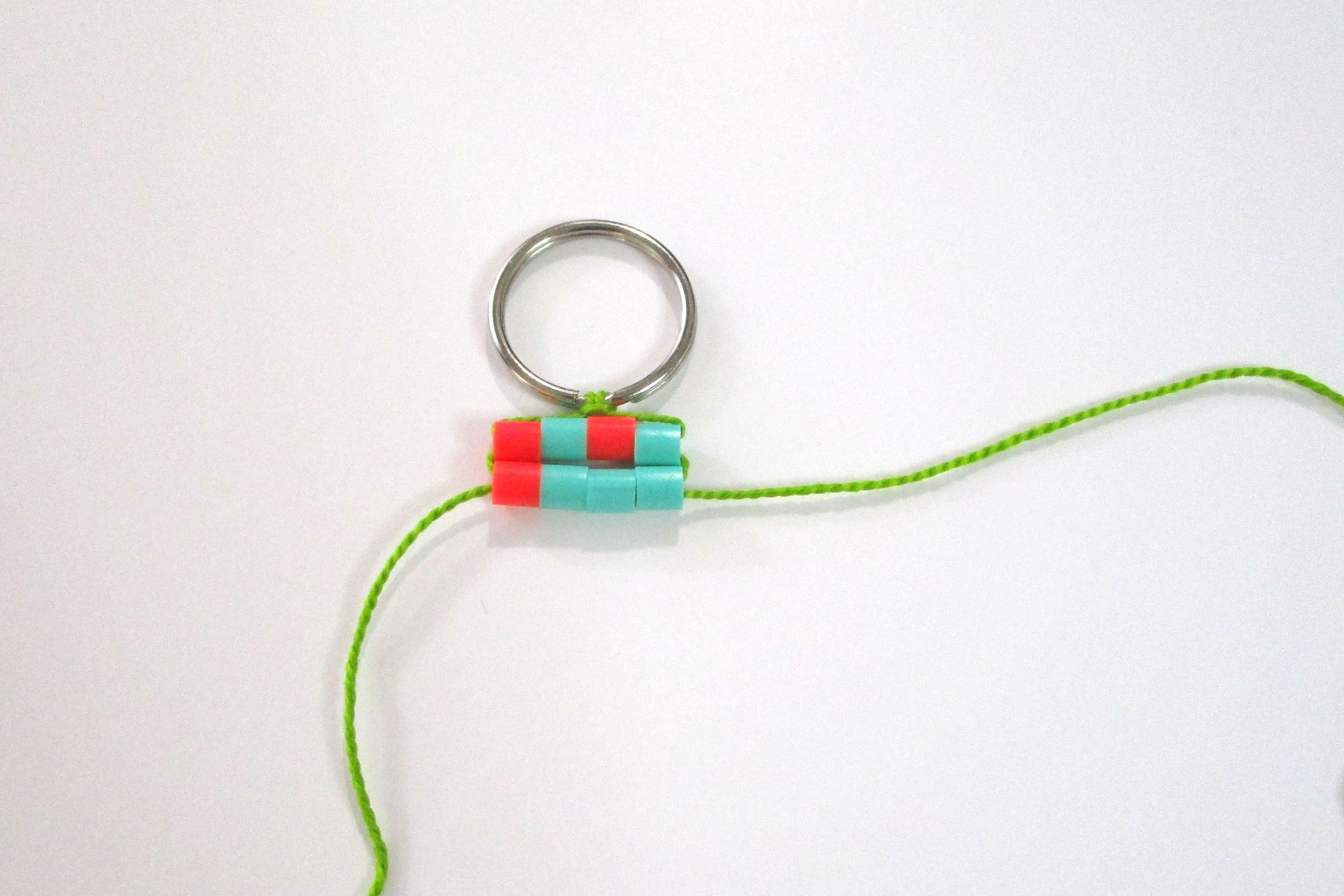 Morse Code Woven Beaded Keychain : 10 Steps (with Pictures) - Instructables
