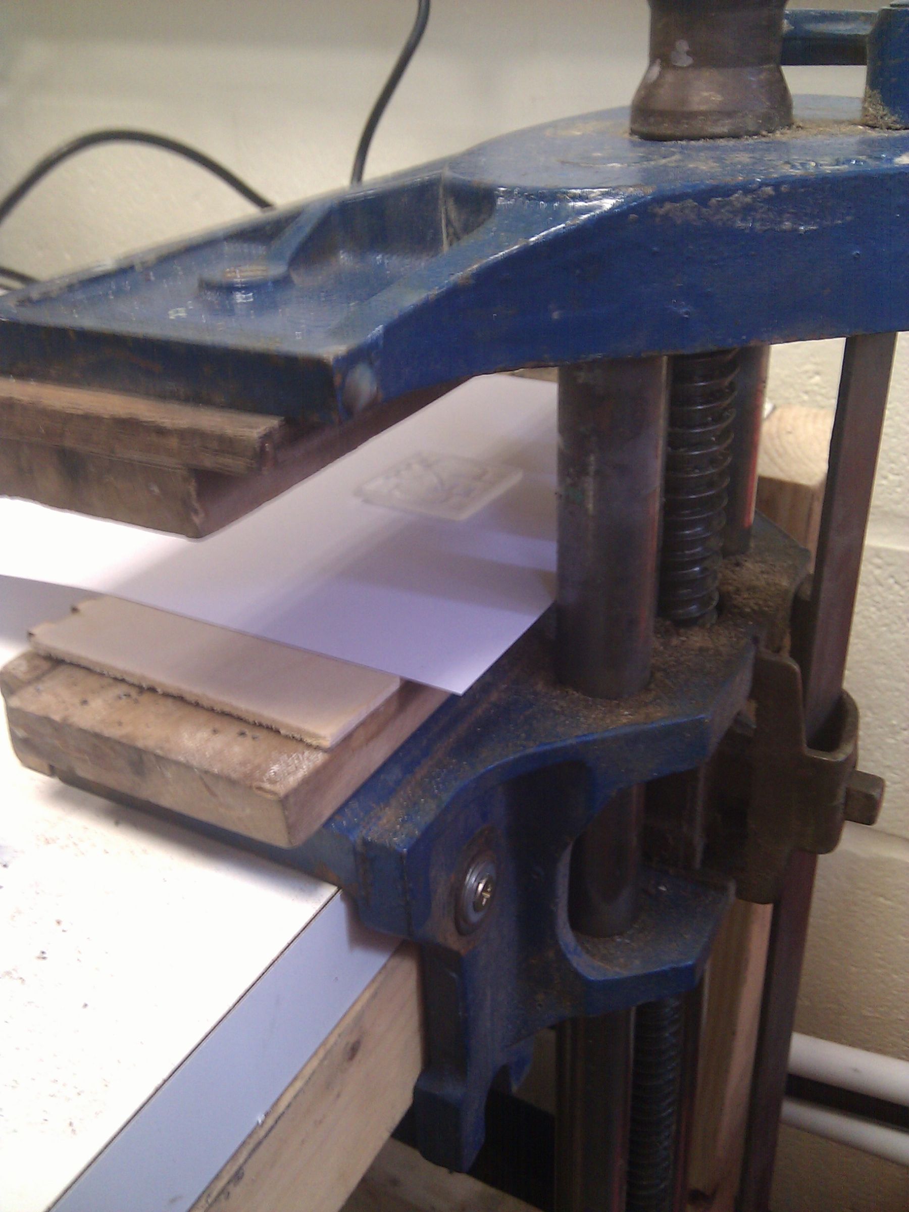 Debossing (embossing / Letterpress) : 5 Steps (with Pictures ...