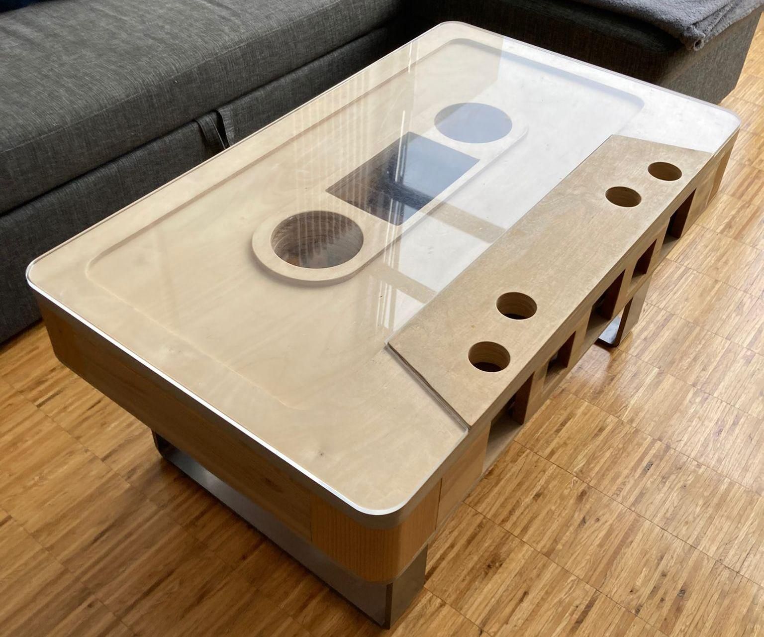 Wooden Cassette Table for the Living Room : 5 Steps (with Pictures ...