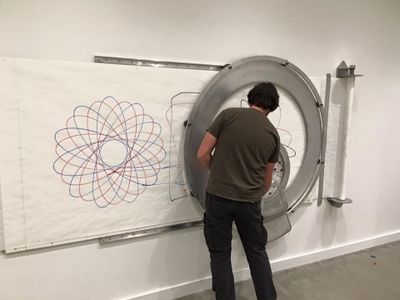 "Spiro" - a 5' Diameter, Wall Mounted Spirograph : 7 Steps (with ...