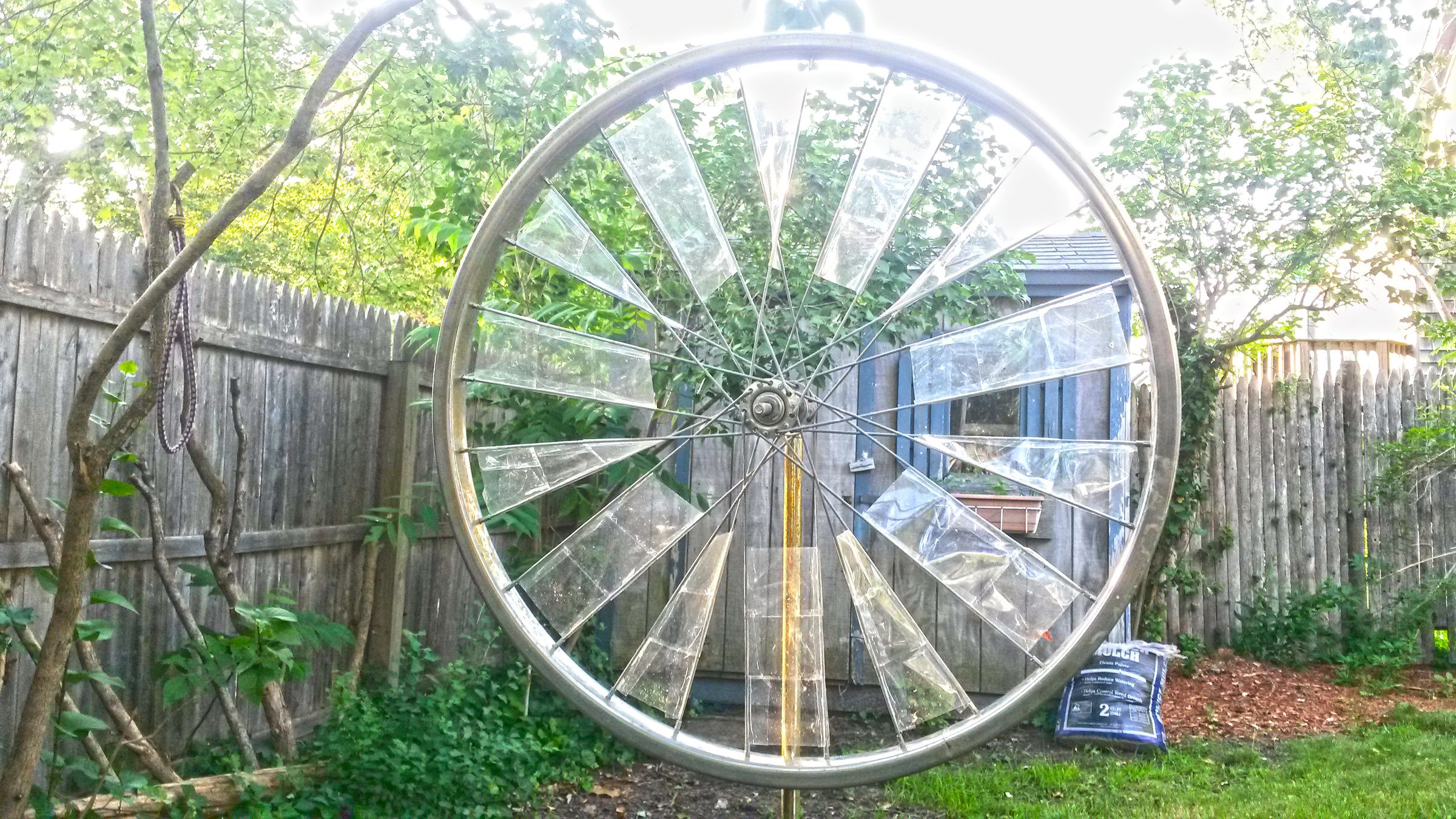 Bicycle Wheel Windmill - Instructables
