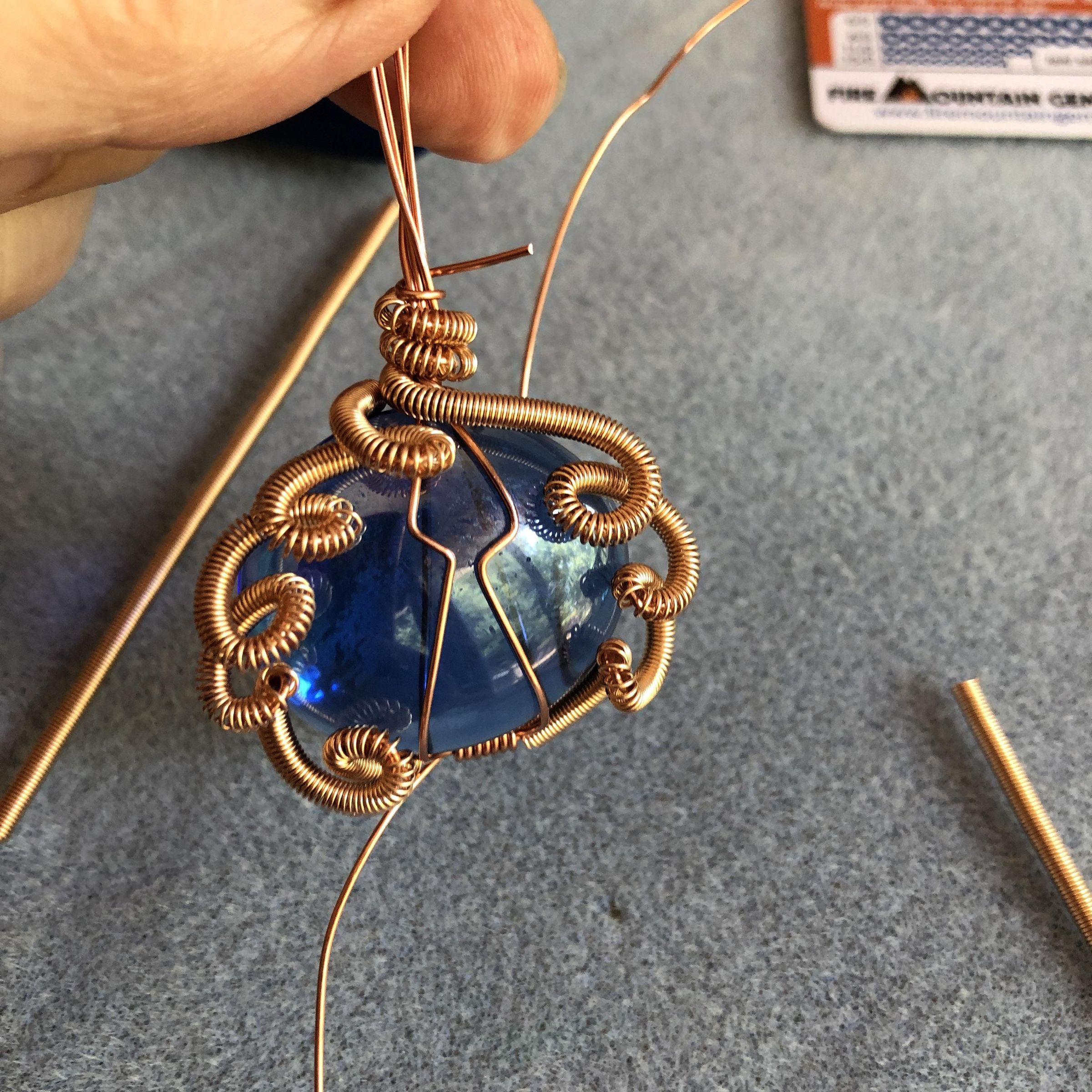 Amazing Wire Wrapped Glass Pendant...for Pennies! : 20 Steps (with ...